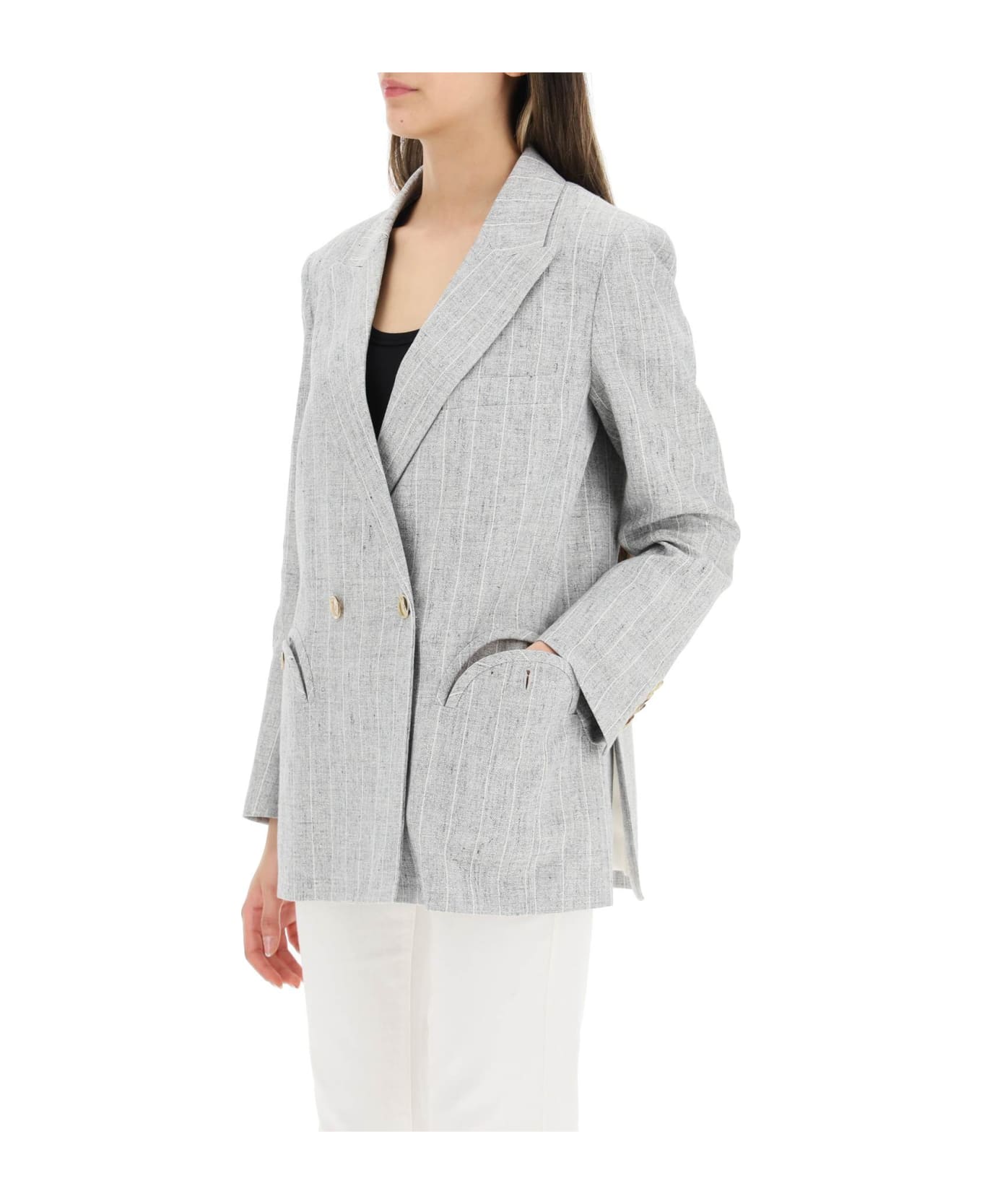 Blazé Milano Morgana Stone Everynight Blazer | italist, ALWAYS LIKE A SALE