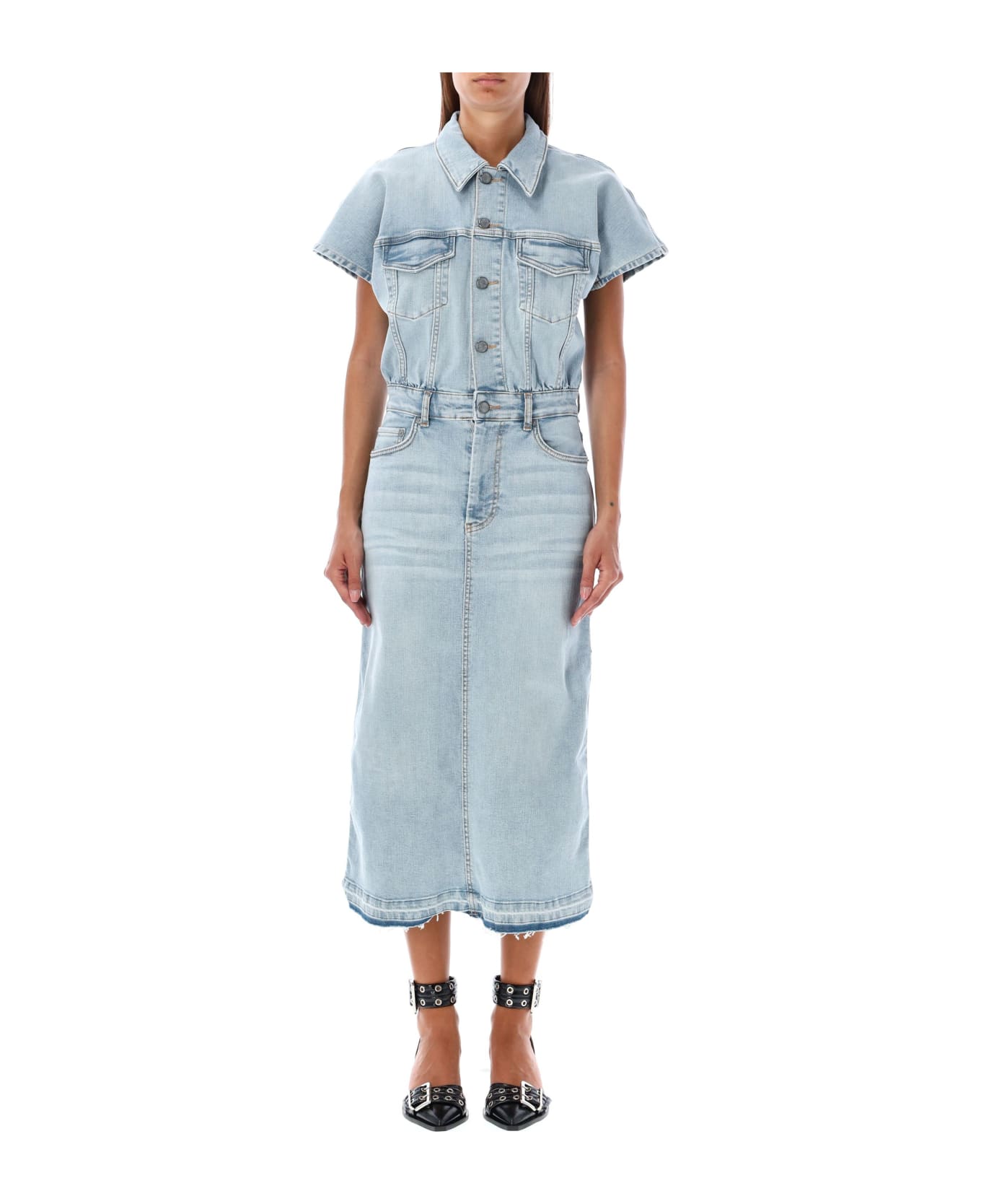 Ganni Tint Midi Dress | italist