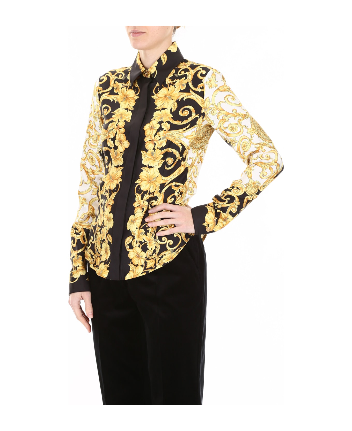 Versace Baroque Print Shirt | italist