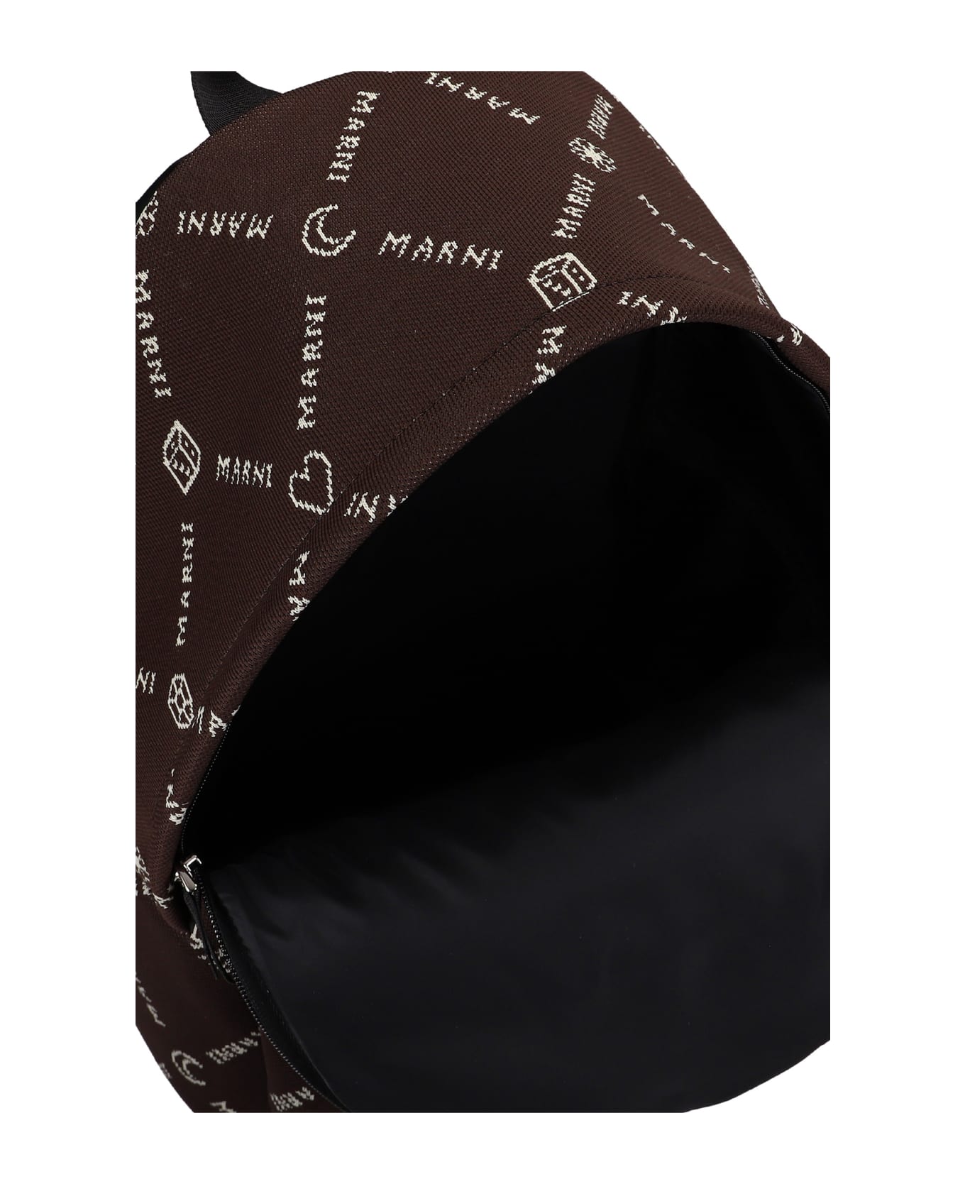 Marni Backpack In Brown Cotton | italist