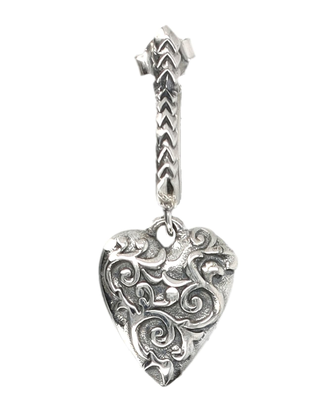 Emanuele Bicocchi Arabesque Heart Earring | italist, ALWAYS LIKE A SALE