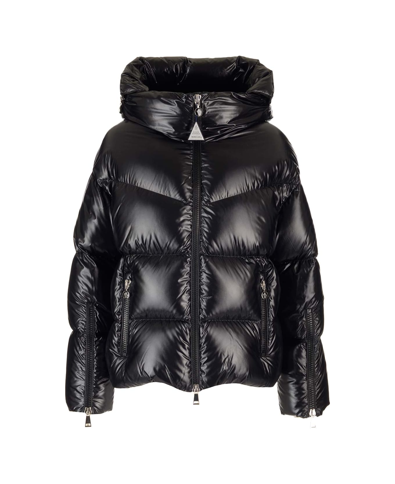 Moncler "huppe" Short Down Jacket | italist
