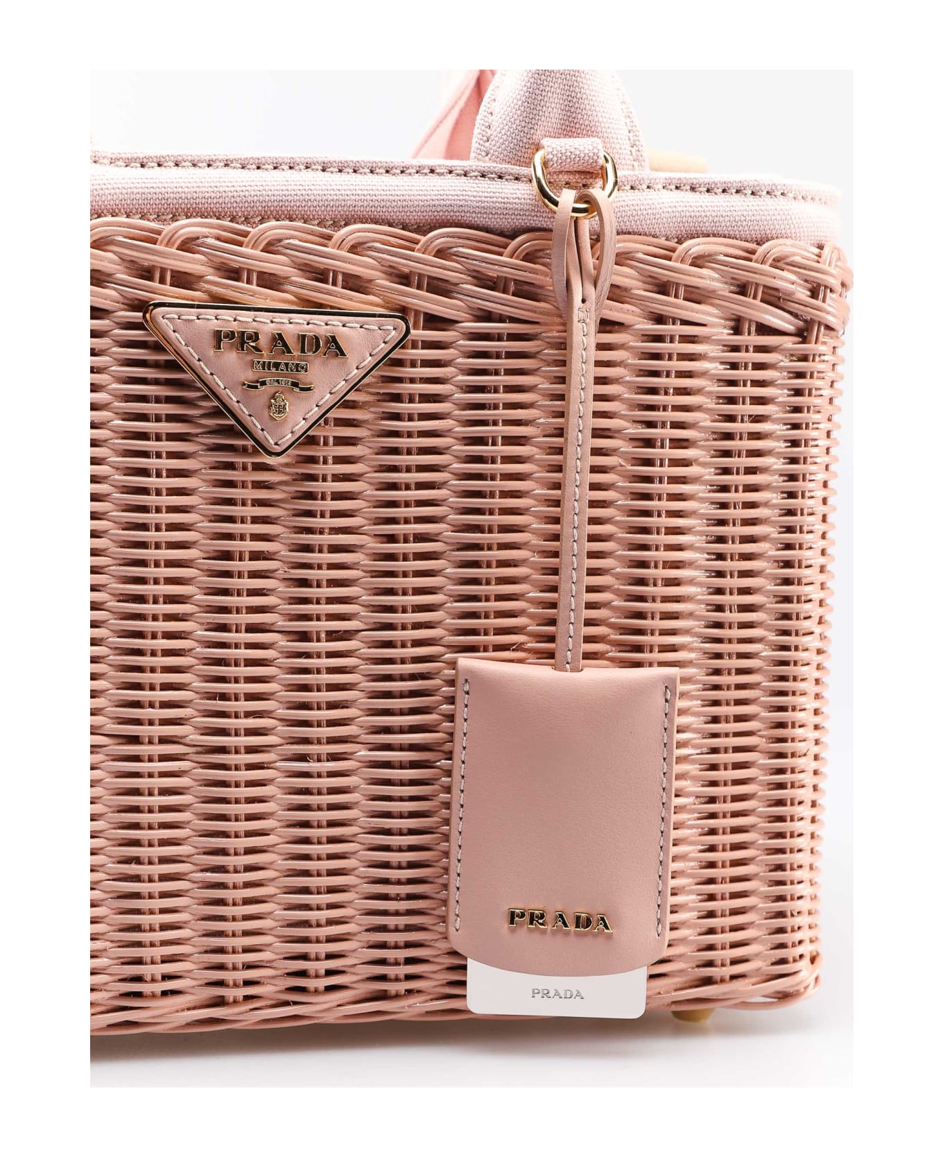 Prada Boxy Rattan Tote | italist