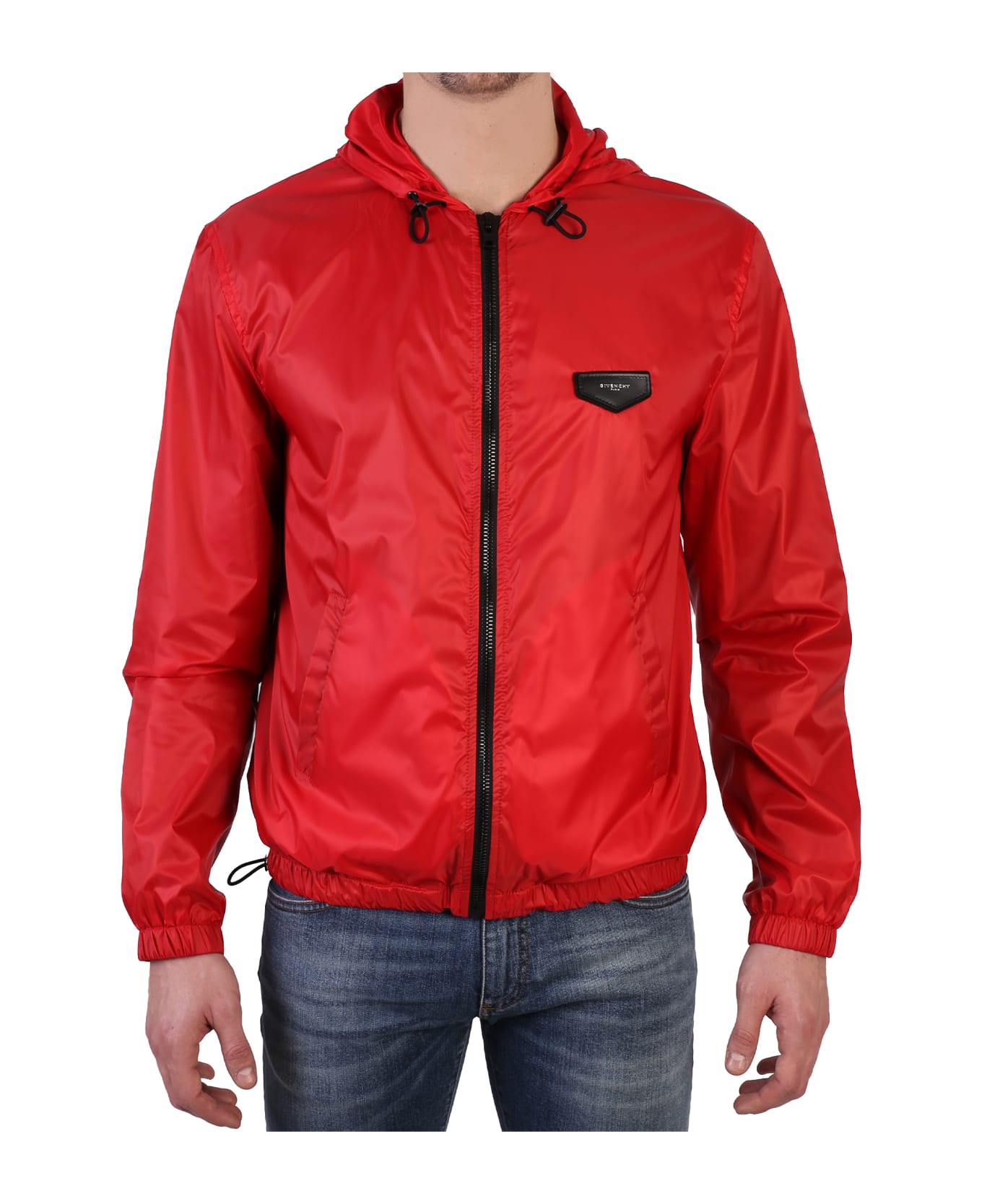 Givenchy Red Zipped Jacket | italist