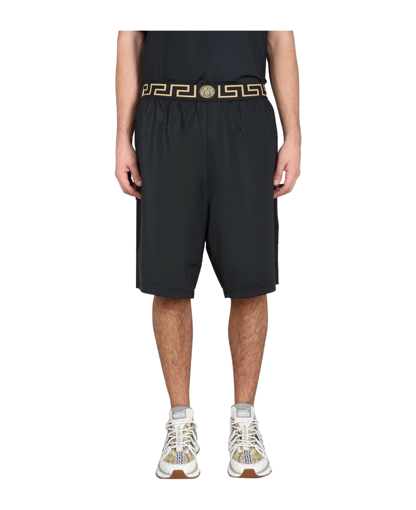 Versace Long Sea Bermuda Board Greek | italist