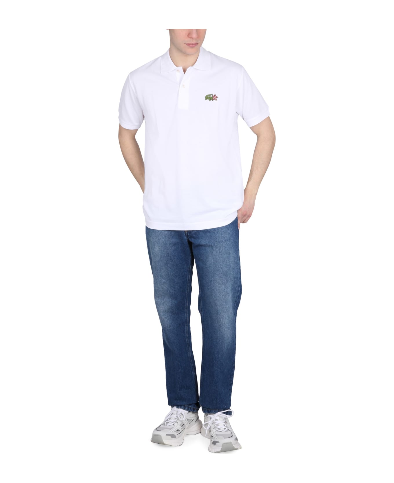 Lacoste Polo Shirt X Netflix Stranger Things | italist, ALWAYS LIKE A SALE