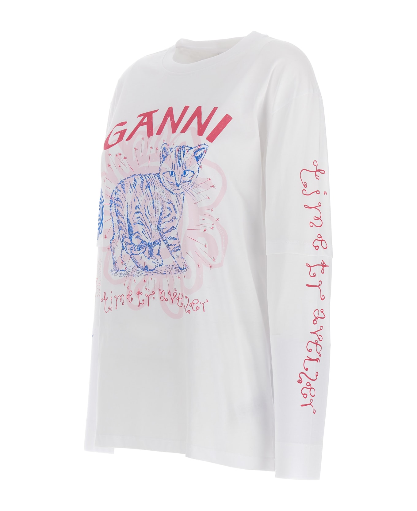 Ganni Cat T-shirt | italist