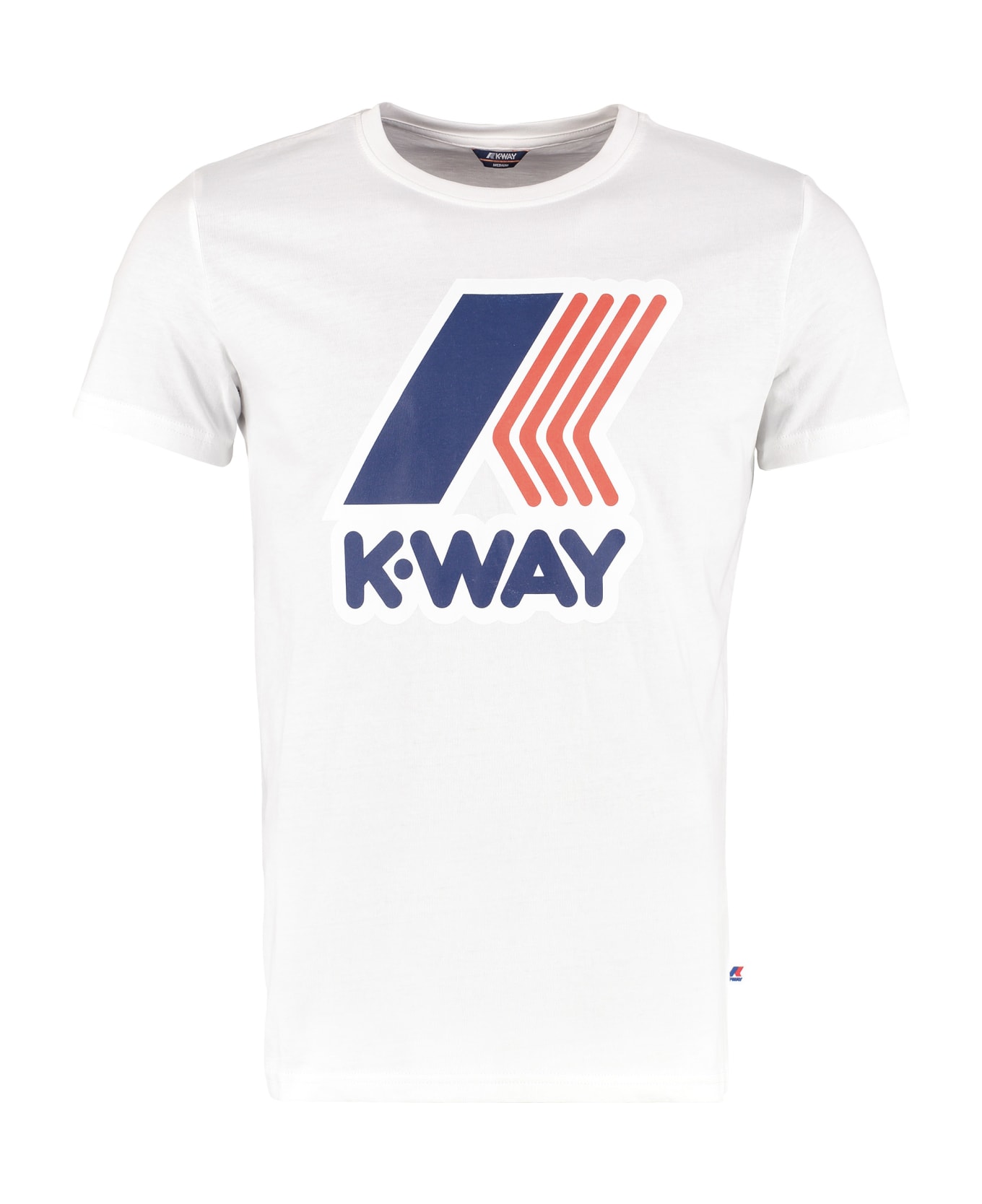 K-Way Cotton T-shirt With Logo | italist