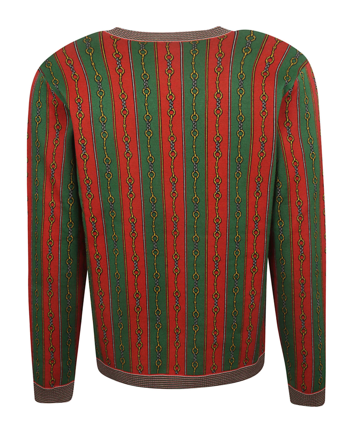 Gucci Horsebit Chain Print Sweater | italist