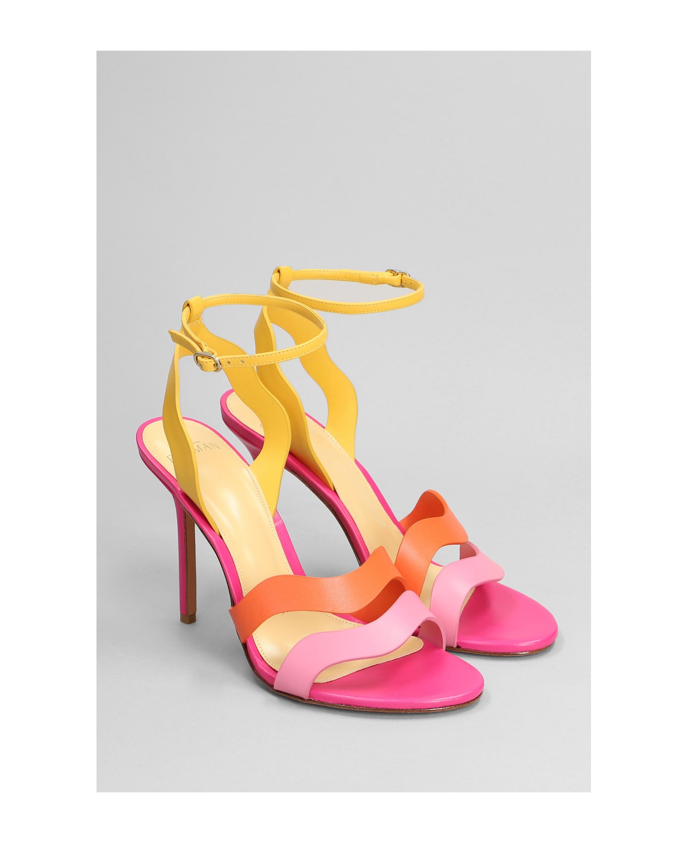 Alexandre Birman Aila Sandals In Multicolor Leather | italist, ALWAYS ...