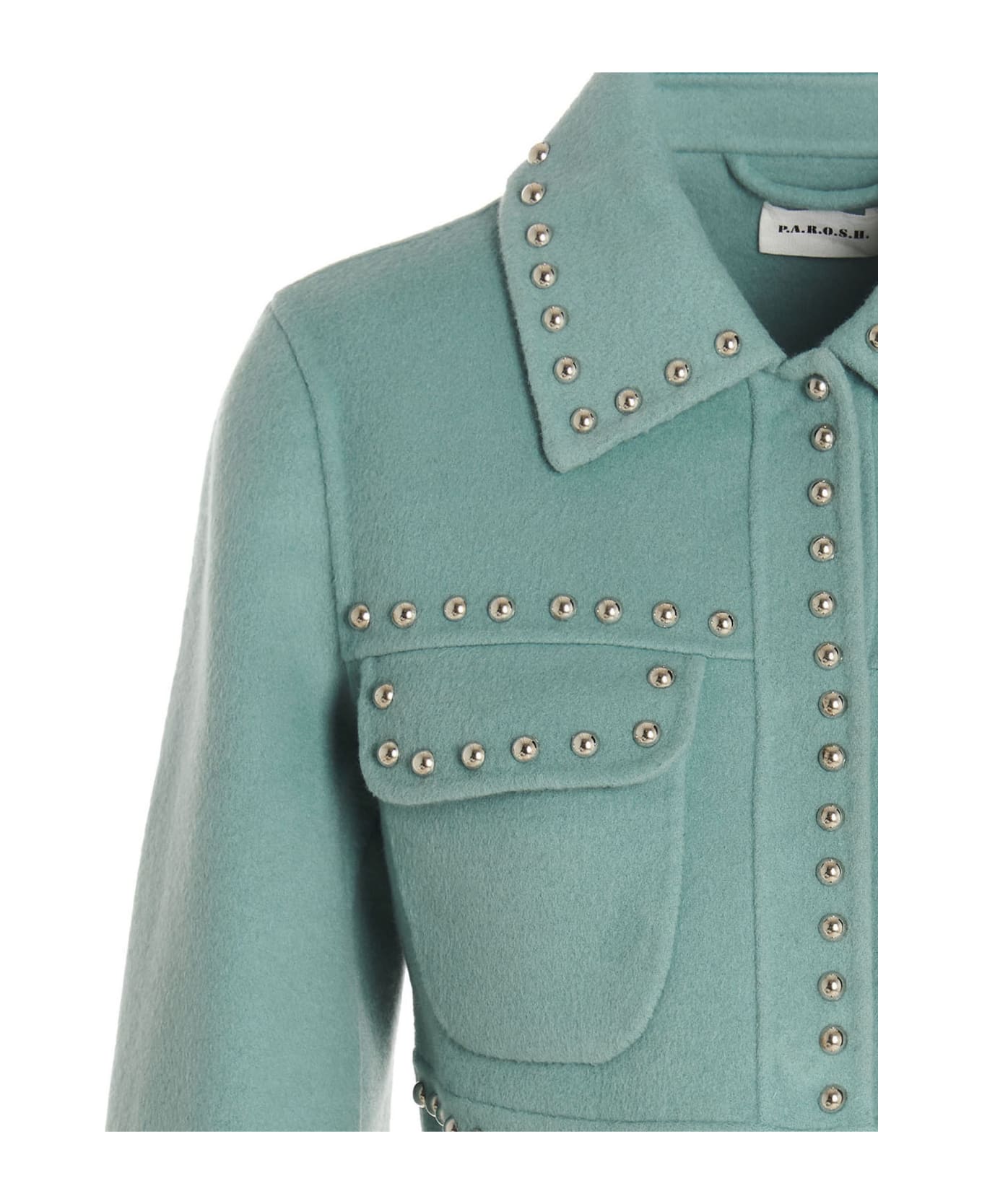 Parosh Studded Wool Jacket | italist