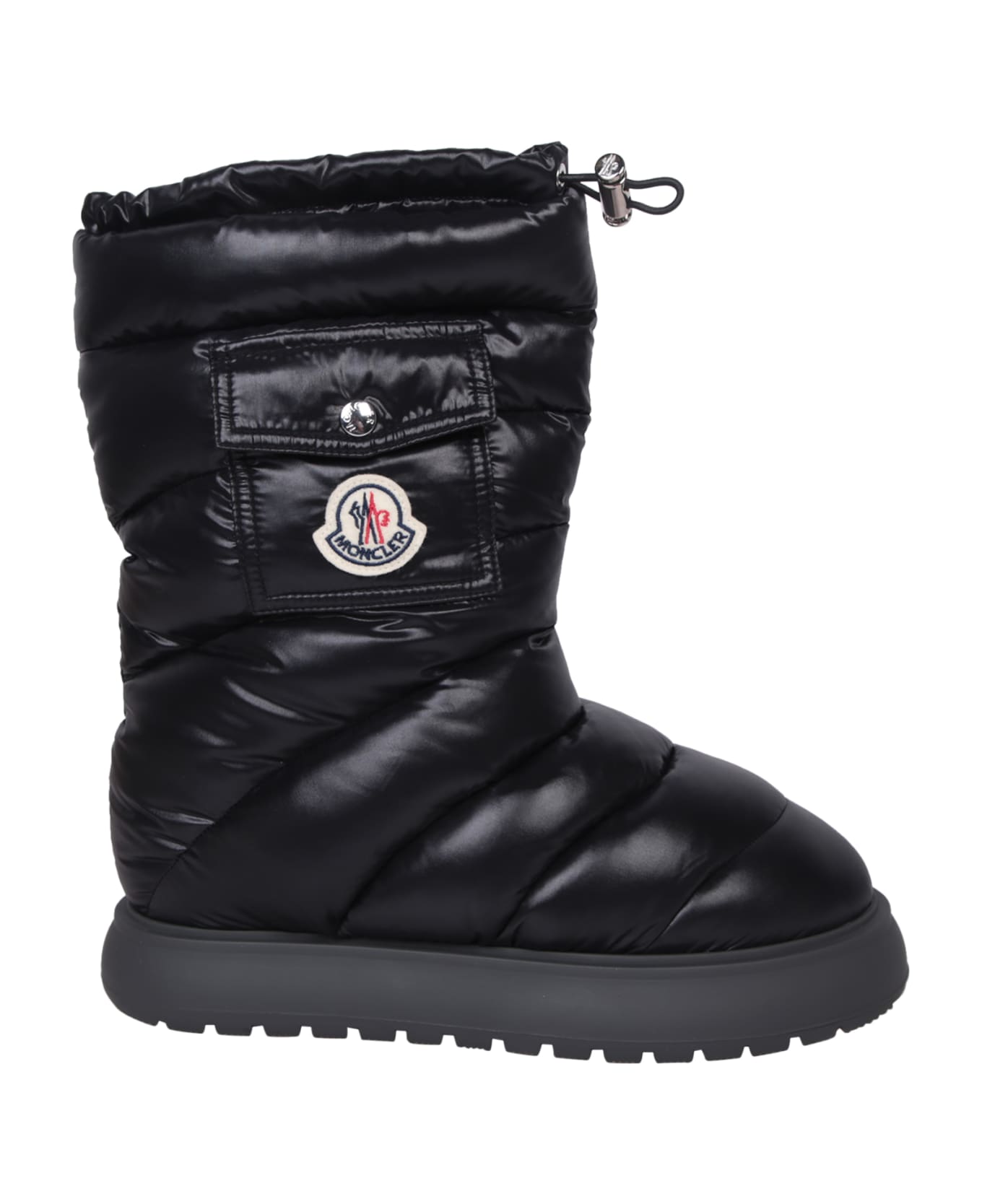 Moncler Gaia Pocket Mid Black Boots | italist