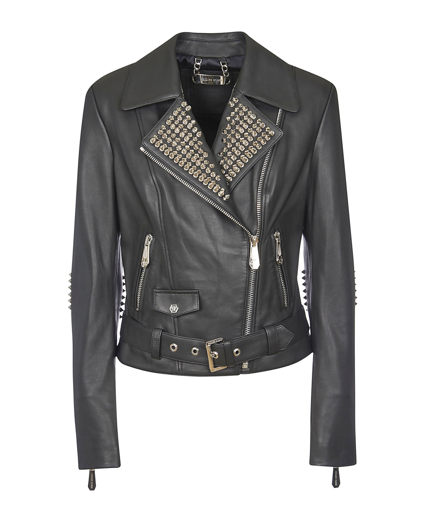 Philipp Plein Studded Biker Jacket | italist
