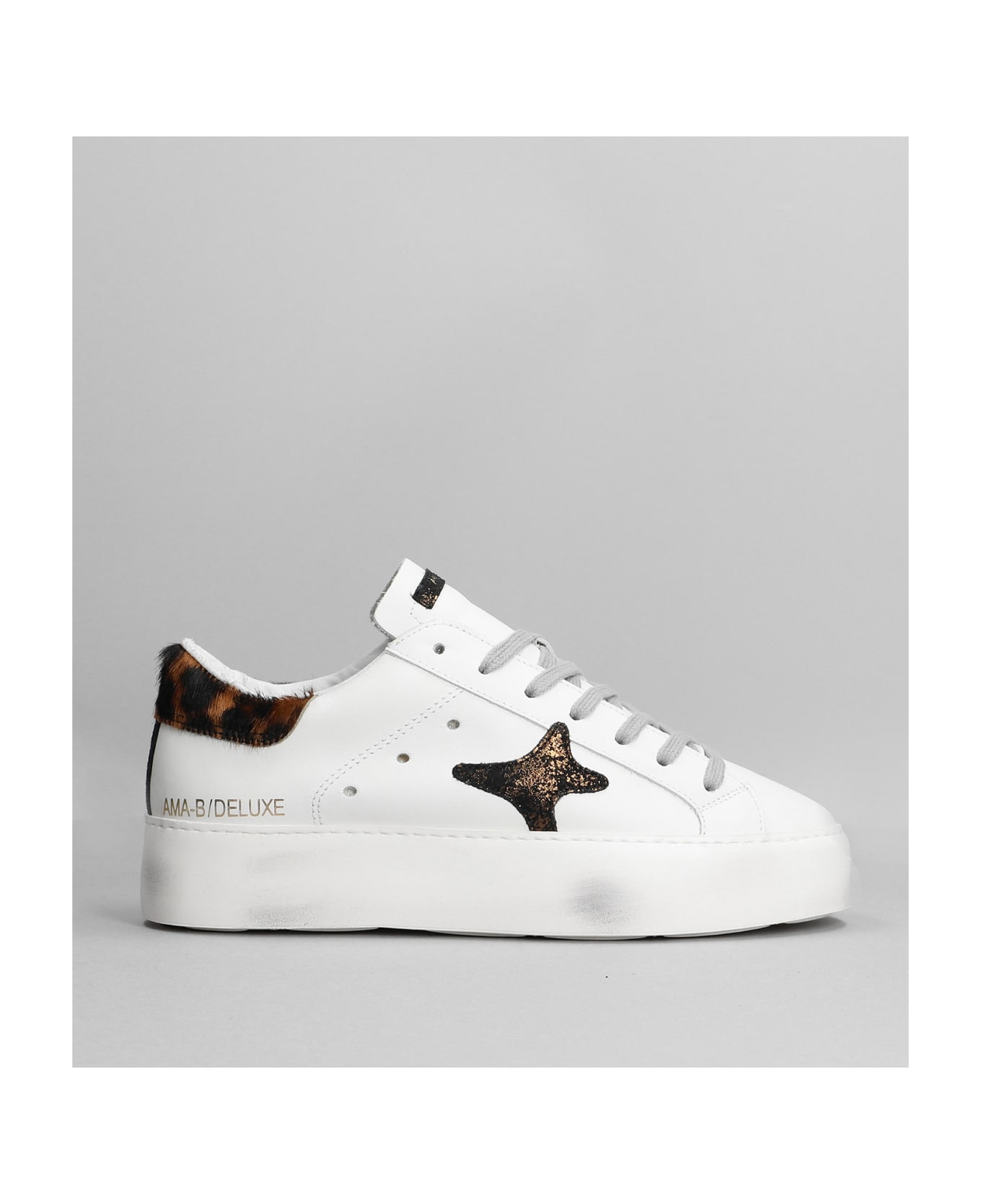 AMA-BRAND Sneakers In White Leather | italist