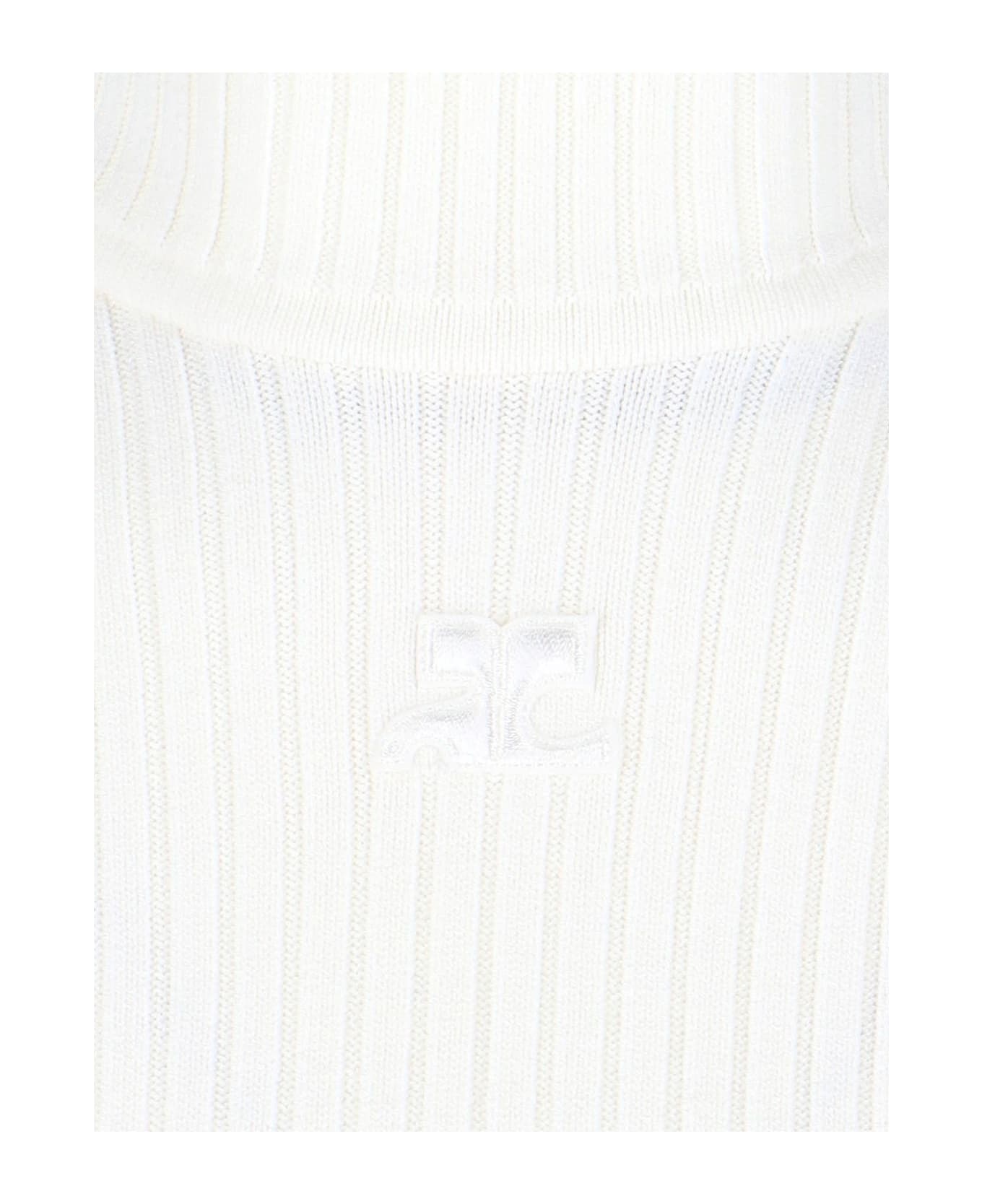 Courrèges Logo Ribbed Top | italist