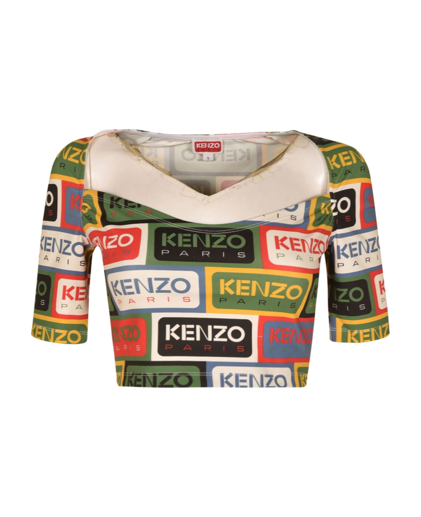 Kenzo Allover Logo Label T-shirt | italist