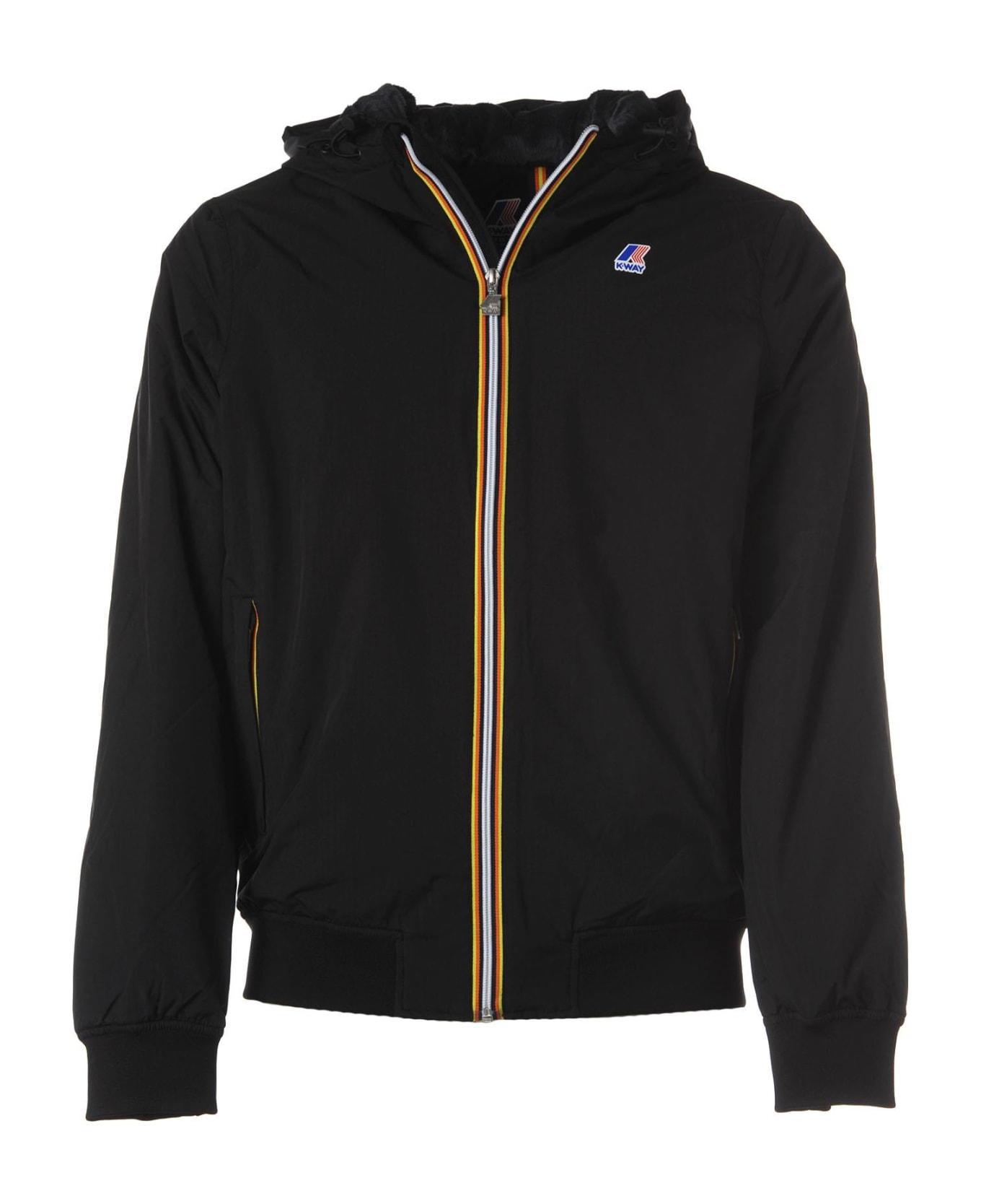 K-Way Windbreaker Black Jacket | italist