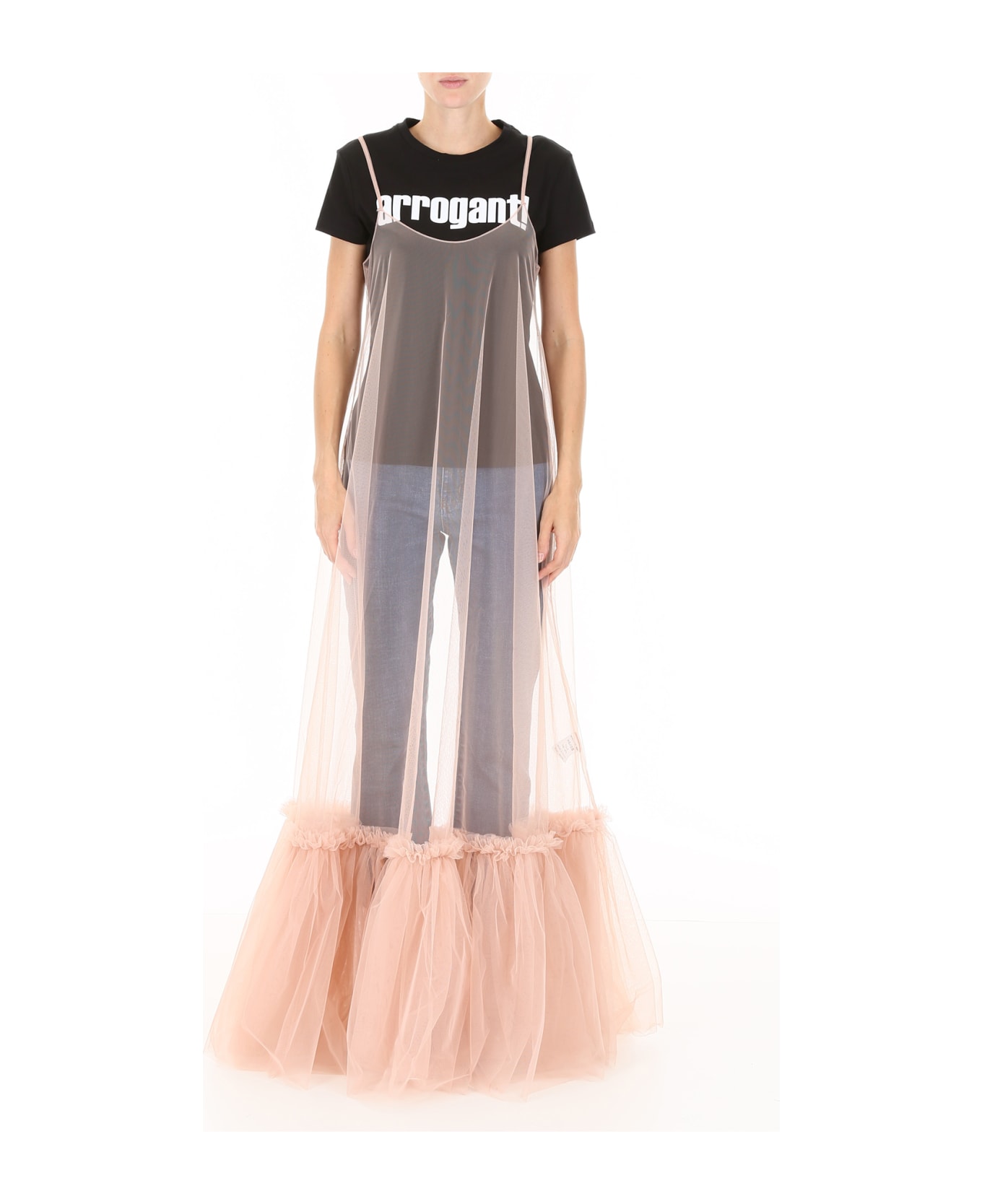 Scrambled Ego Long Tulle Dress | italist
