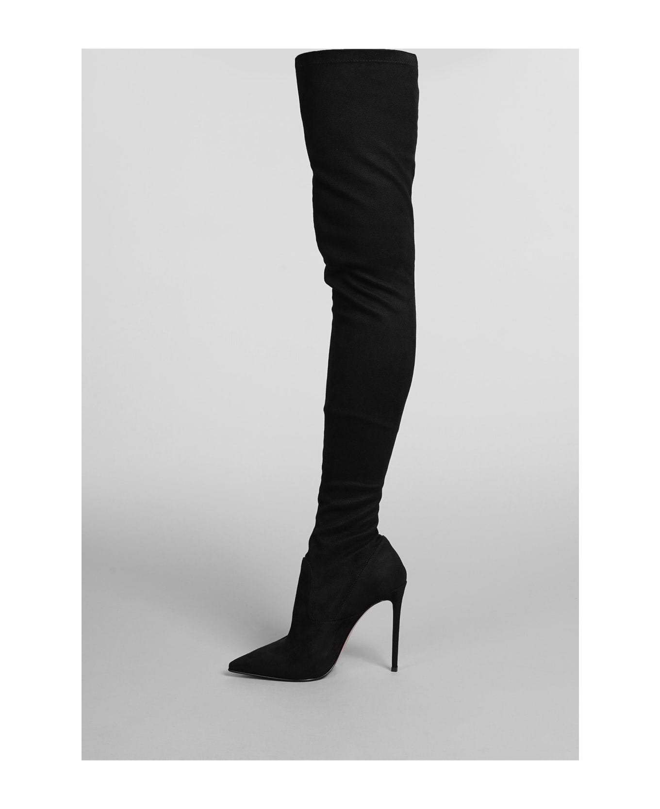Le Silla Eva 120 High Heels Boots In Black Suede | italist, ALWAYS LIKE ...