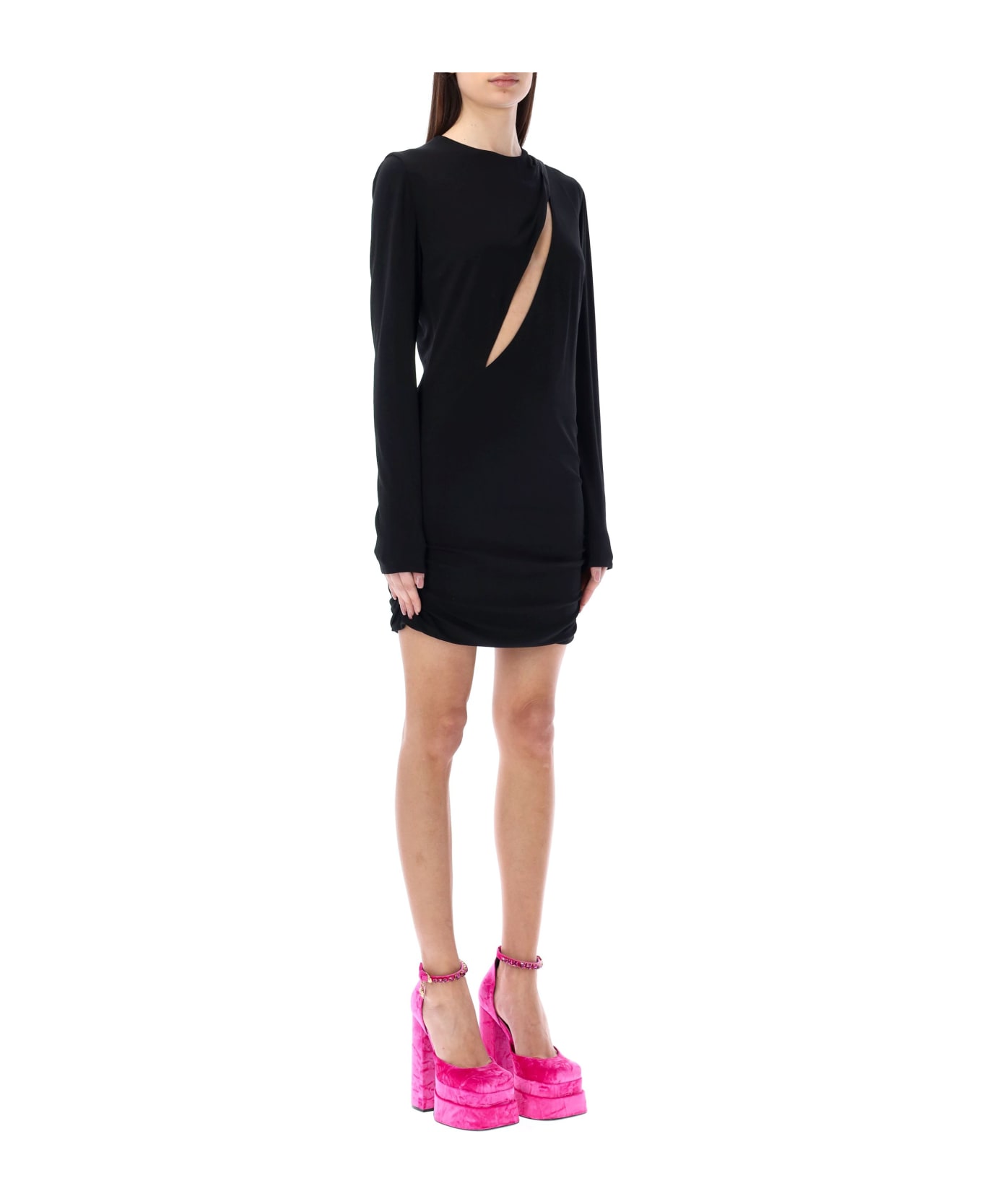 Versace Slashed Mini Dress | italist