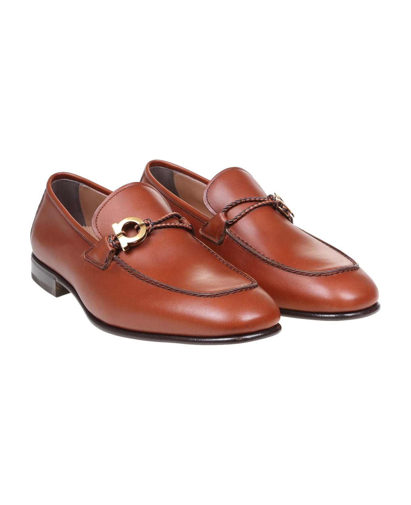 Ferragamo Salvatore Laster Leather Loafers | italist, ALWAYS LIKE A SALE