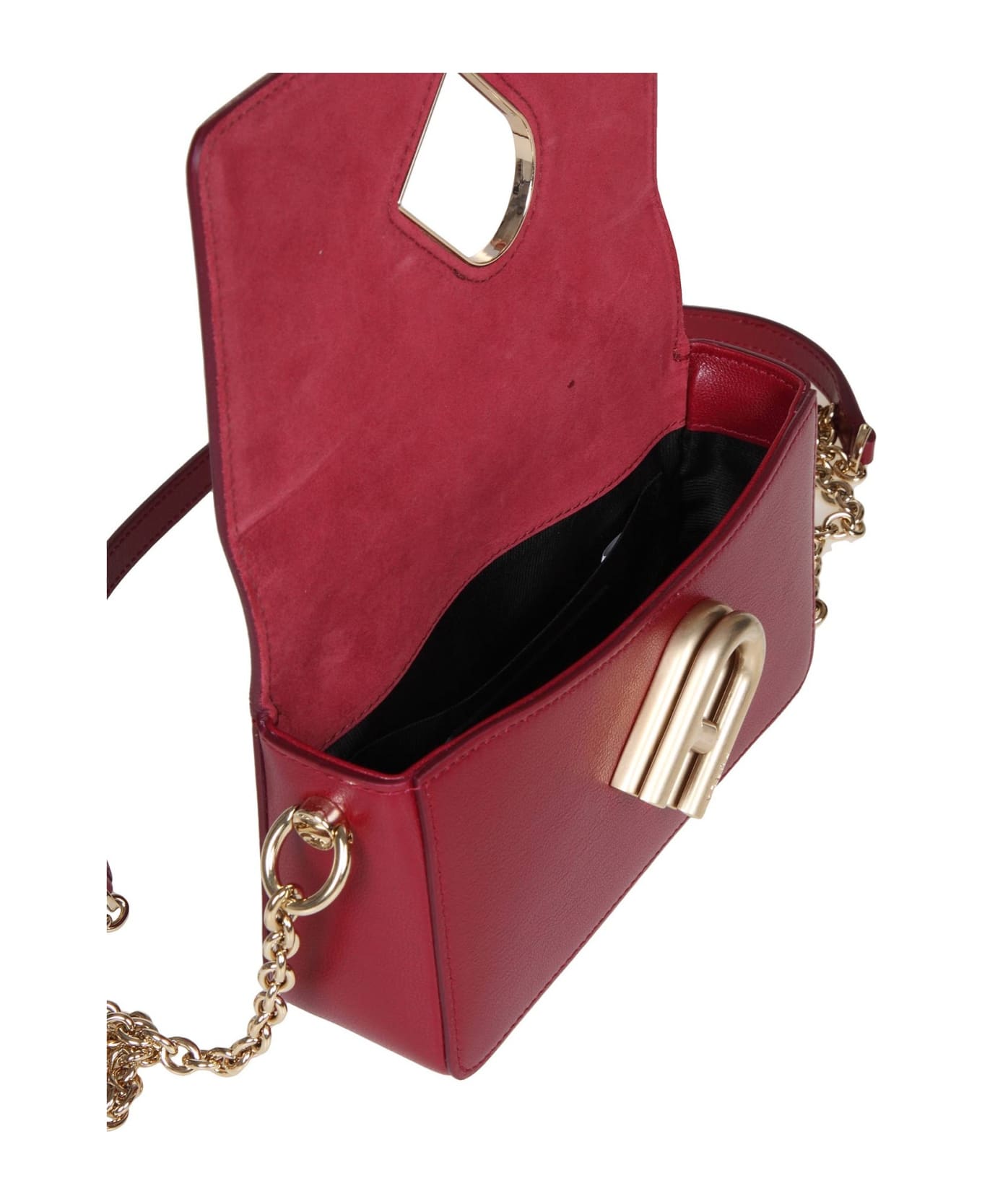 Furla My Joy Mini In Cherry Color Leather | italist, ALWAYS LIKE A SALE