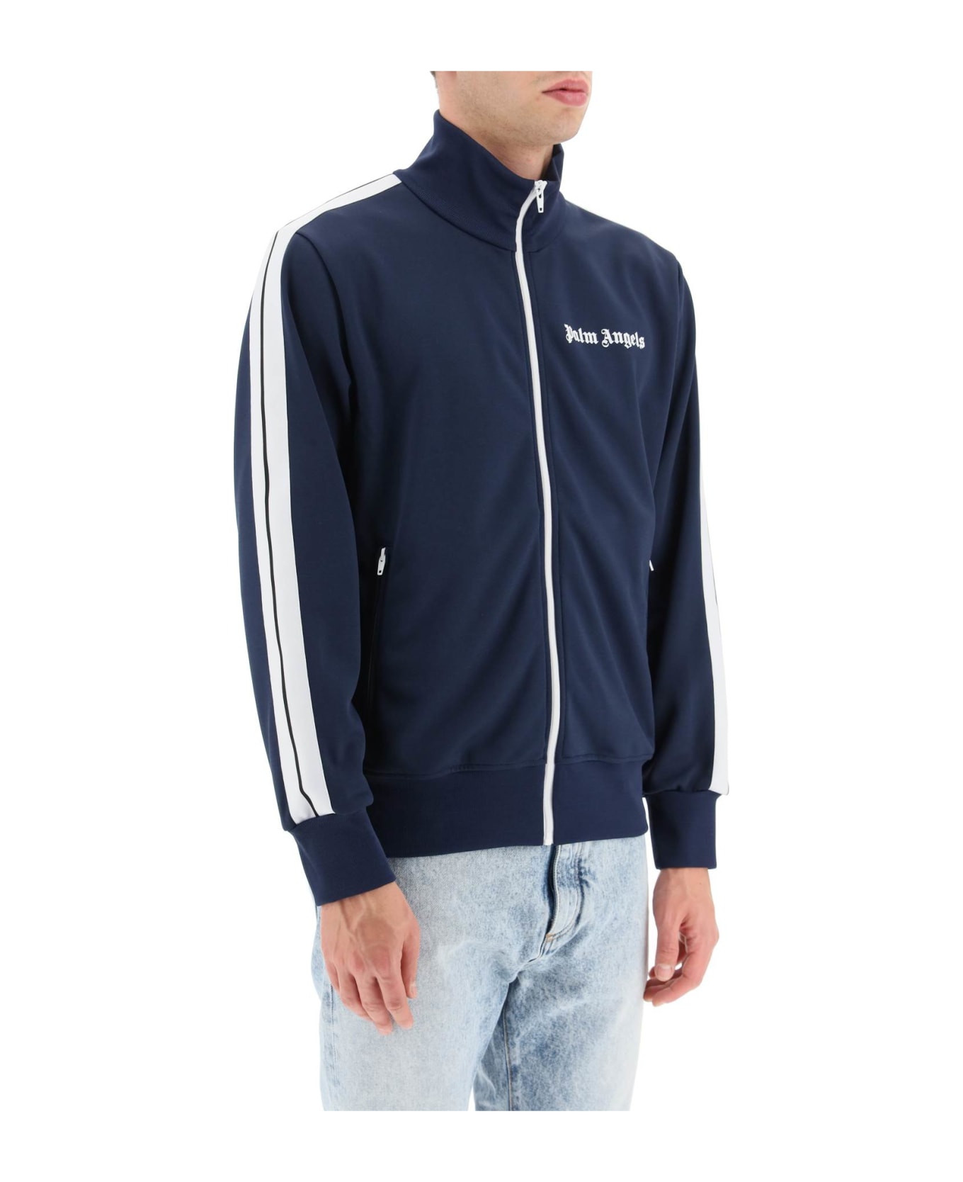 Palm Angels Track Jacket With Bands | italist