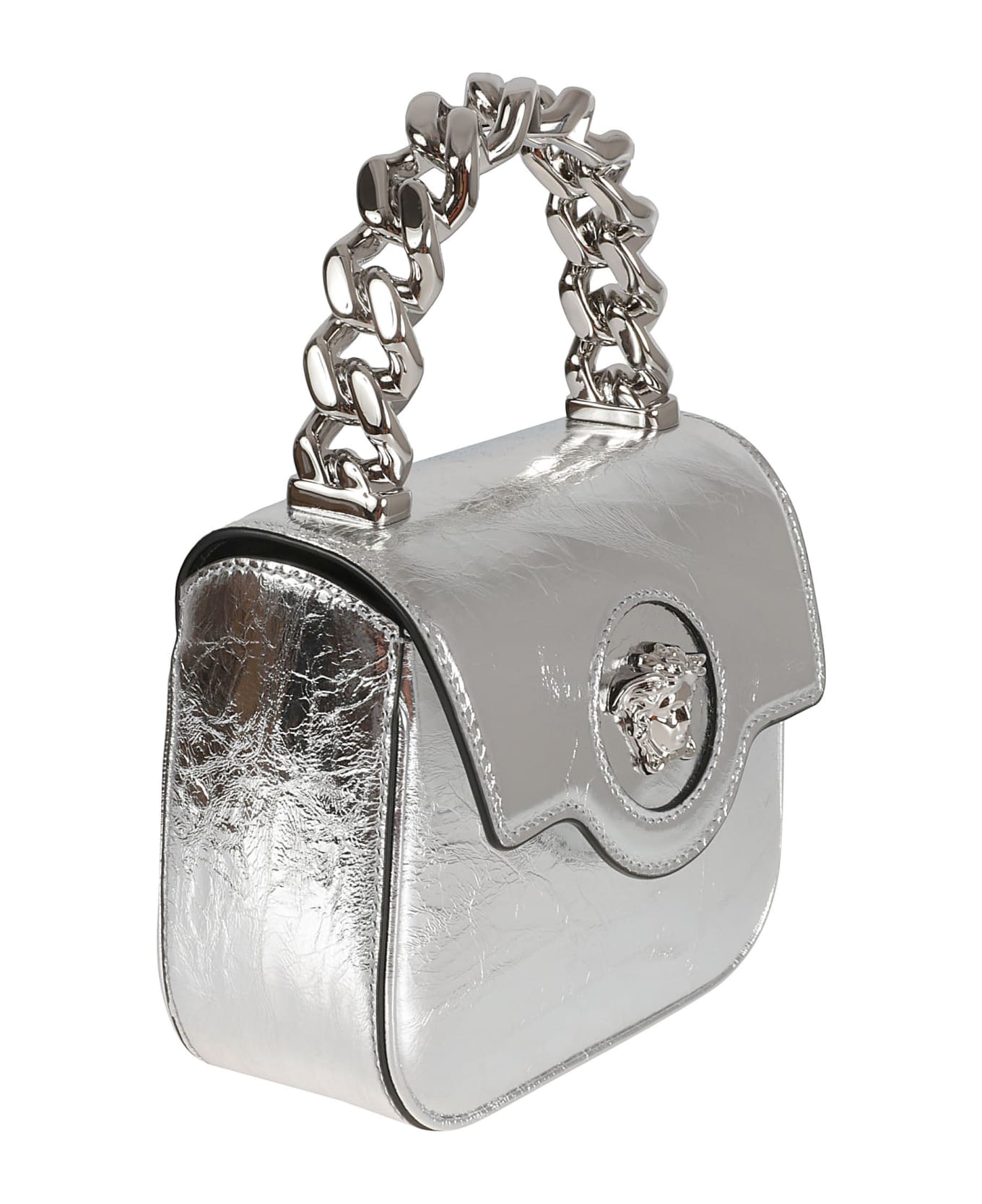 Versace Metallic Logo Tote | italist