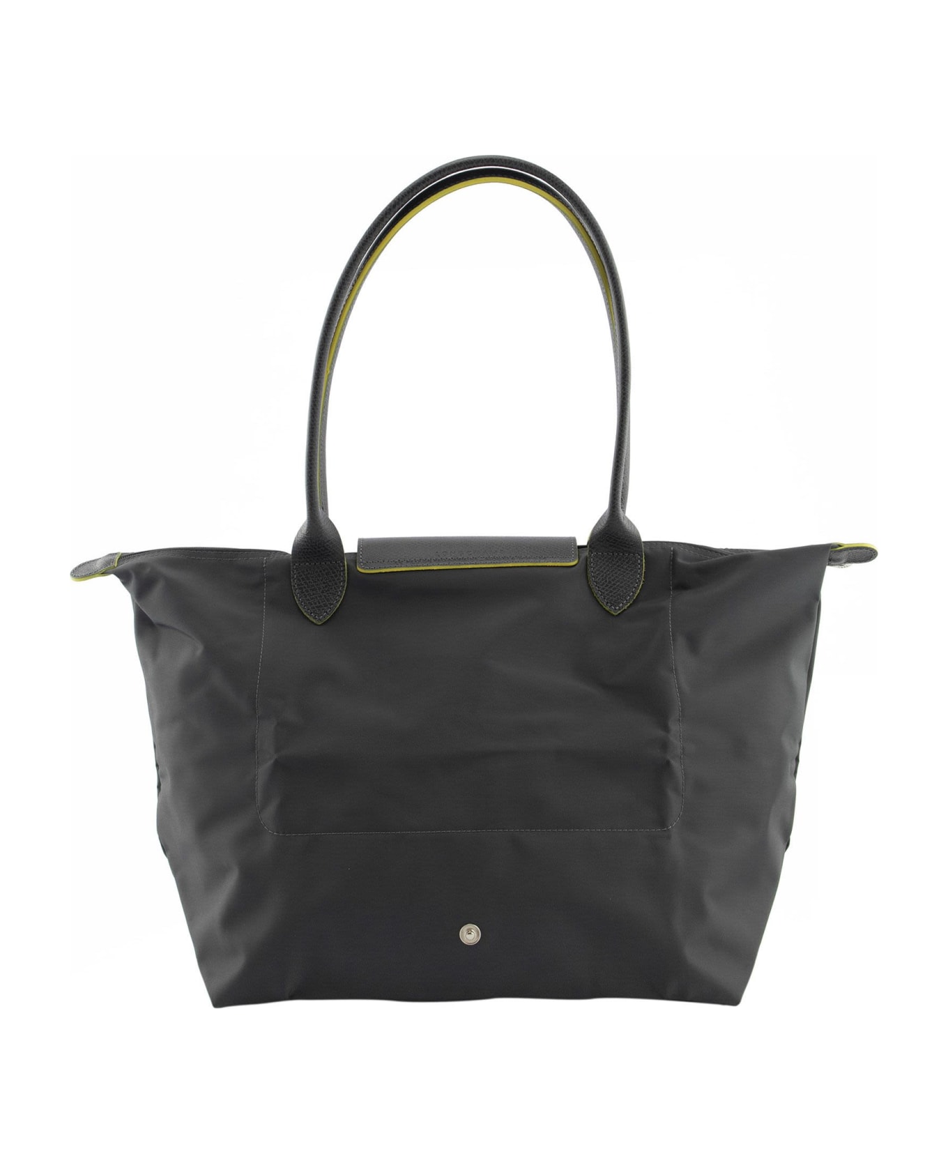 Longchamp Shoulder Bag L Le Pliage Gun Metal | italist, ALWAYS LIKE A SALE