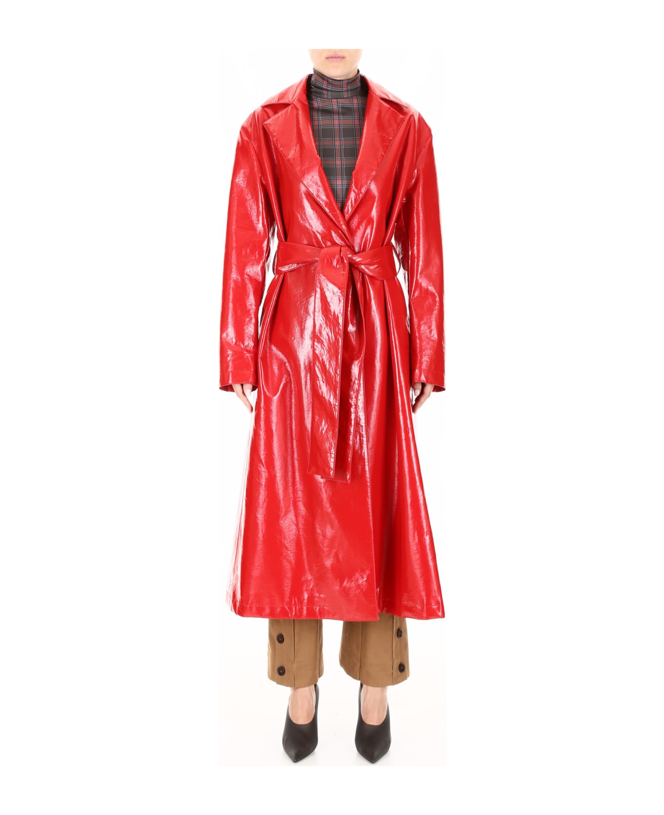 MSGM Vinyl Trench Coat | italist