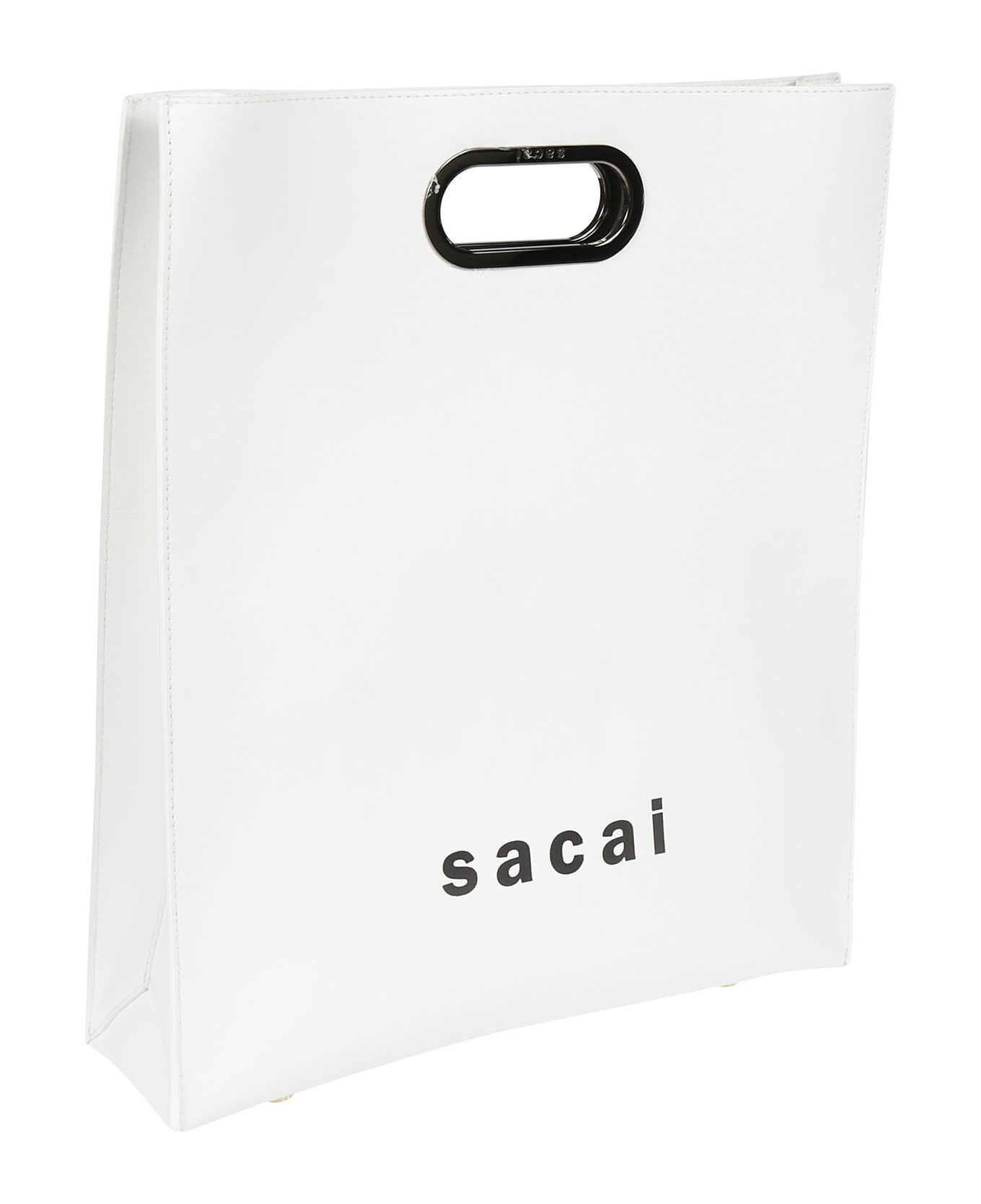 Sacai Logo Print Shopper Bag | italist