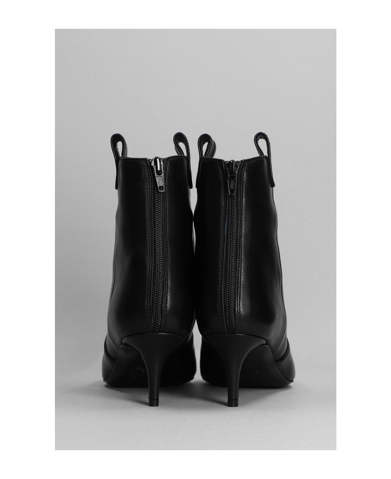 Marc Ellis High Heels Ankle Boots In Black Leather | italist
