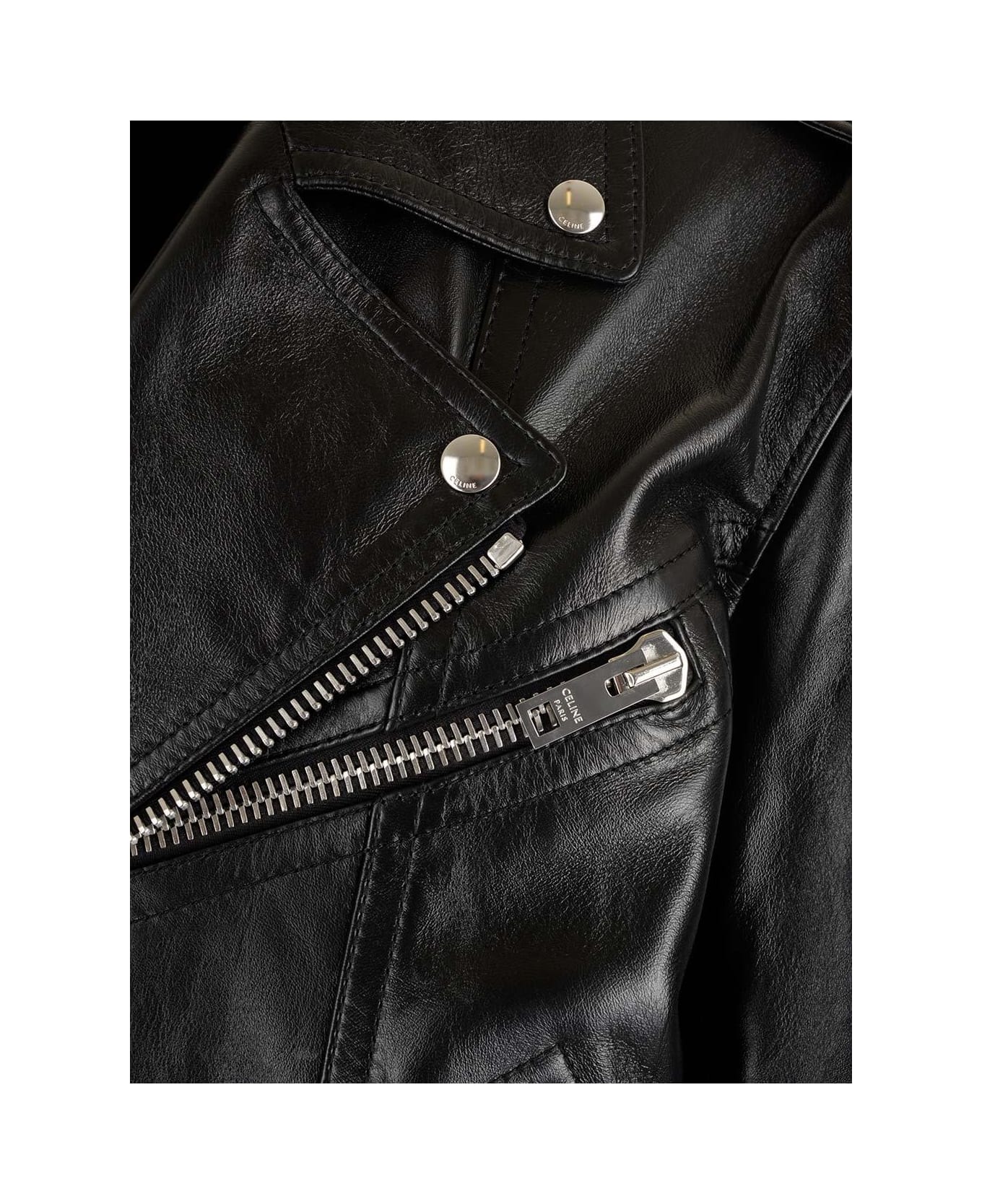 Celine Biker Leather Jacket | italist