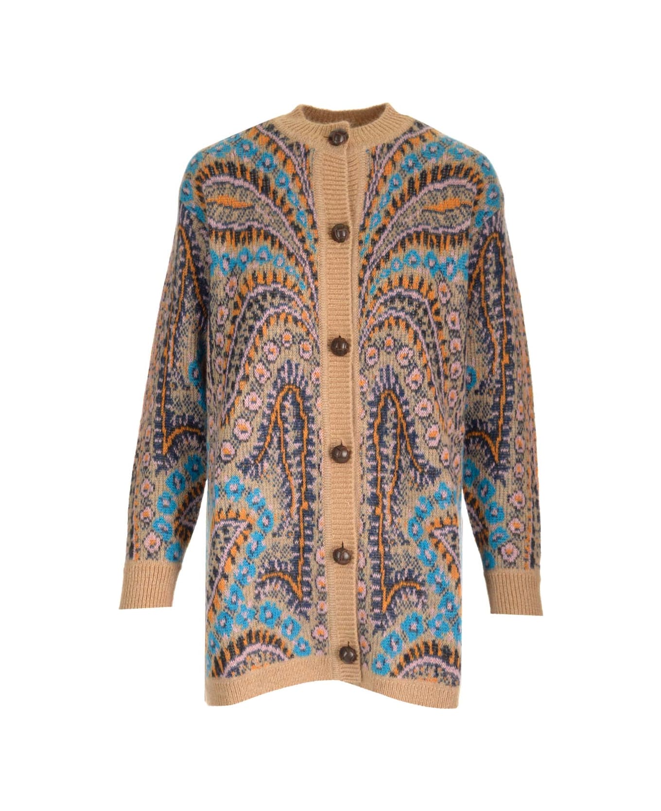 Etro Paisley Wool Cardigan | italist