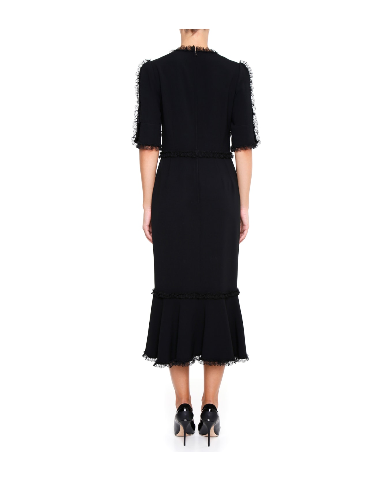 Dolce & Gabbana Fluted-hem Dress | italist