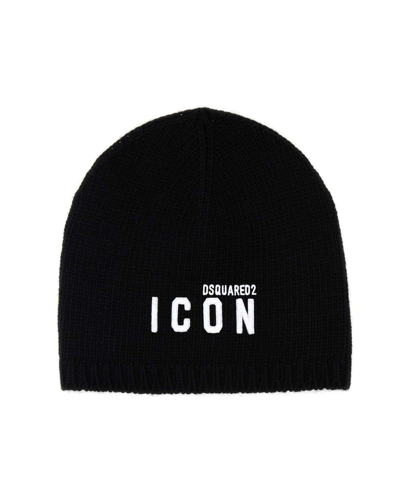 Dsquared2 Logo Embroidered Beanie | italist