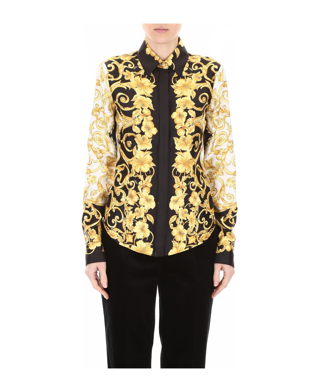 Versace Baroque Print Shirt | italist