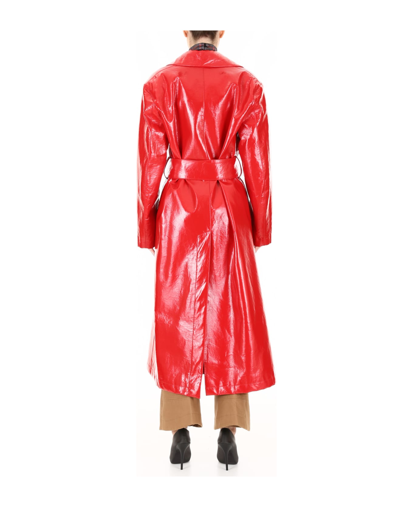 MSGM Vinyl Trench Coat | italist