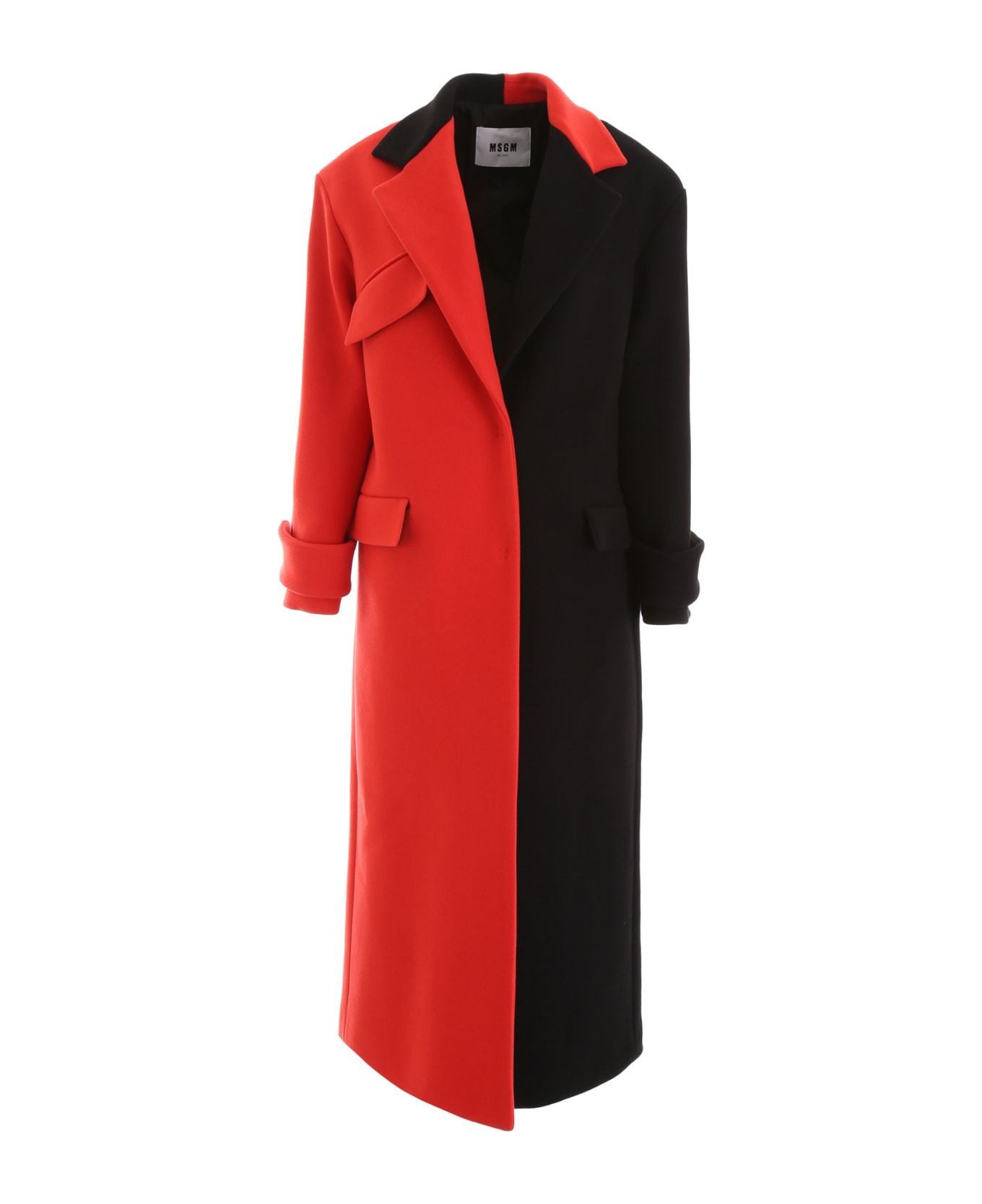 MSGM Bicolor Coat | italist