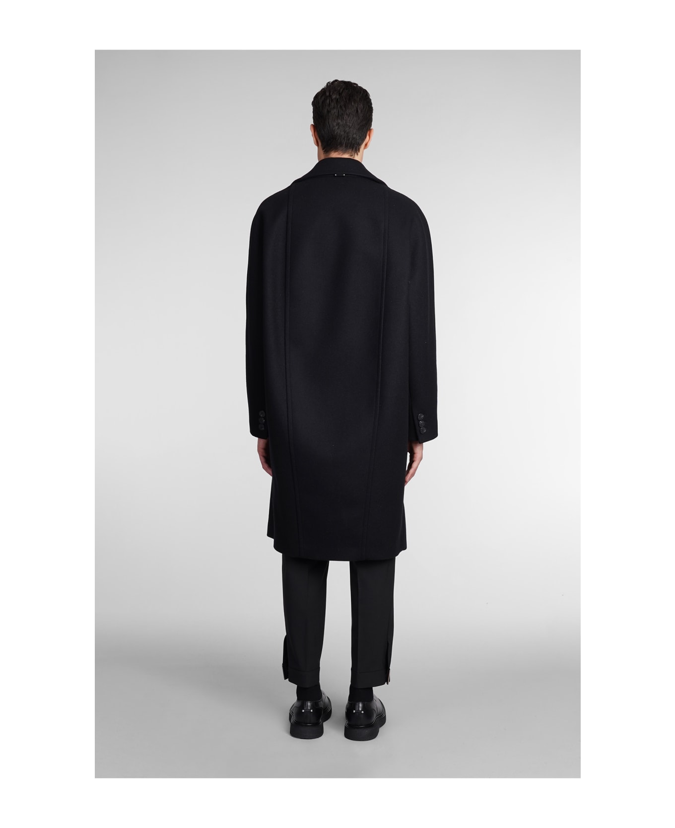 Neil Barrett Coat In Black Wool | italist
