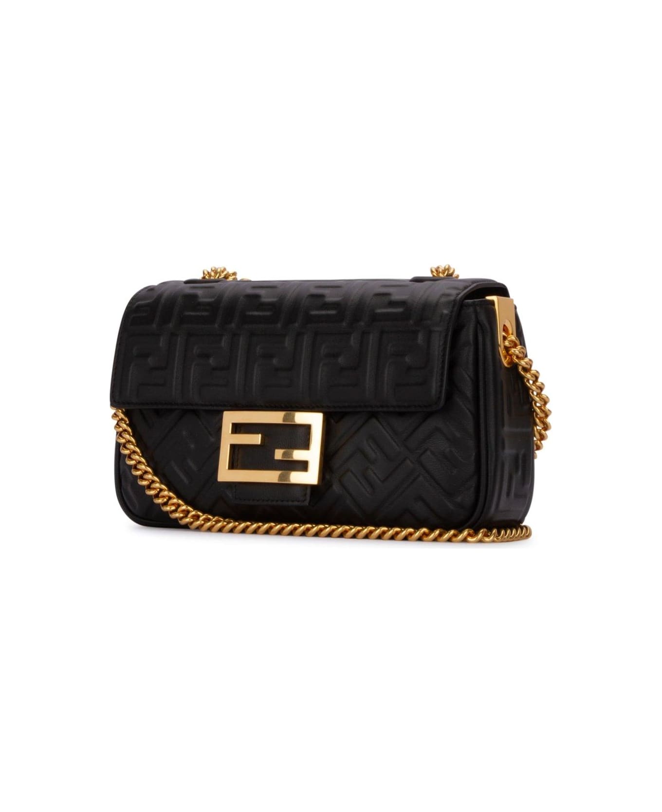 Fendi Ff Motif Chained Shoulder Bag | italist