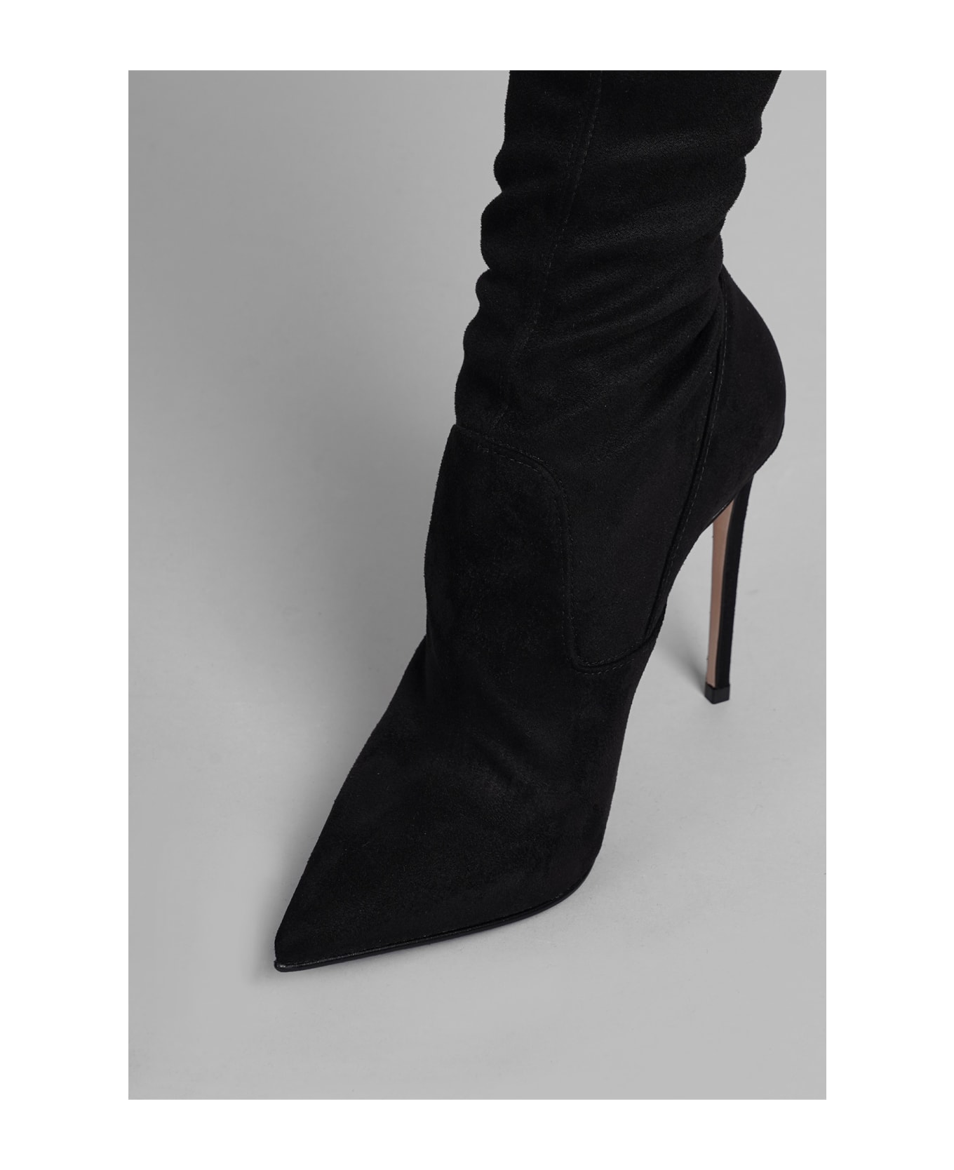 Le Silla Eva 120 High Heels Boots In Black Suede | italist, ALWAYS LIKE ...