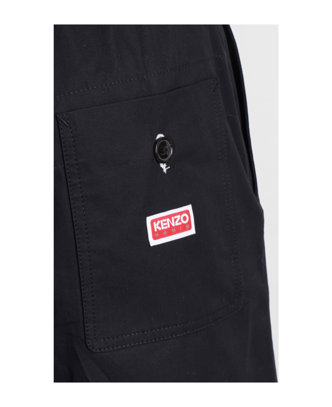 Kenzo Shorts In Black Cotton | italist