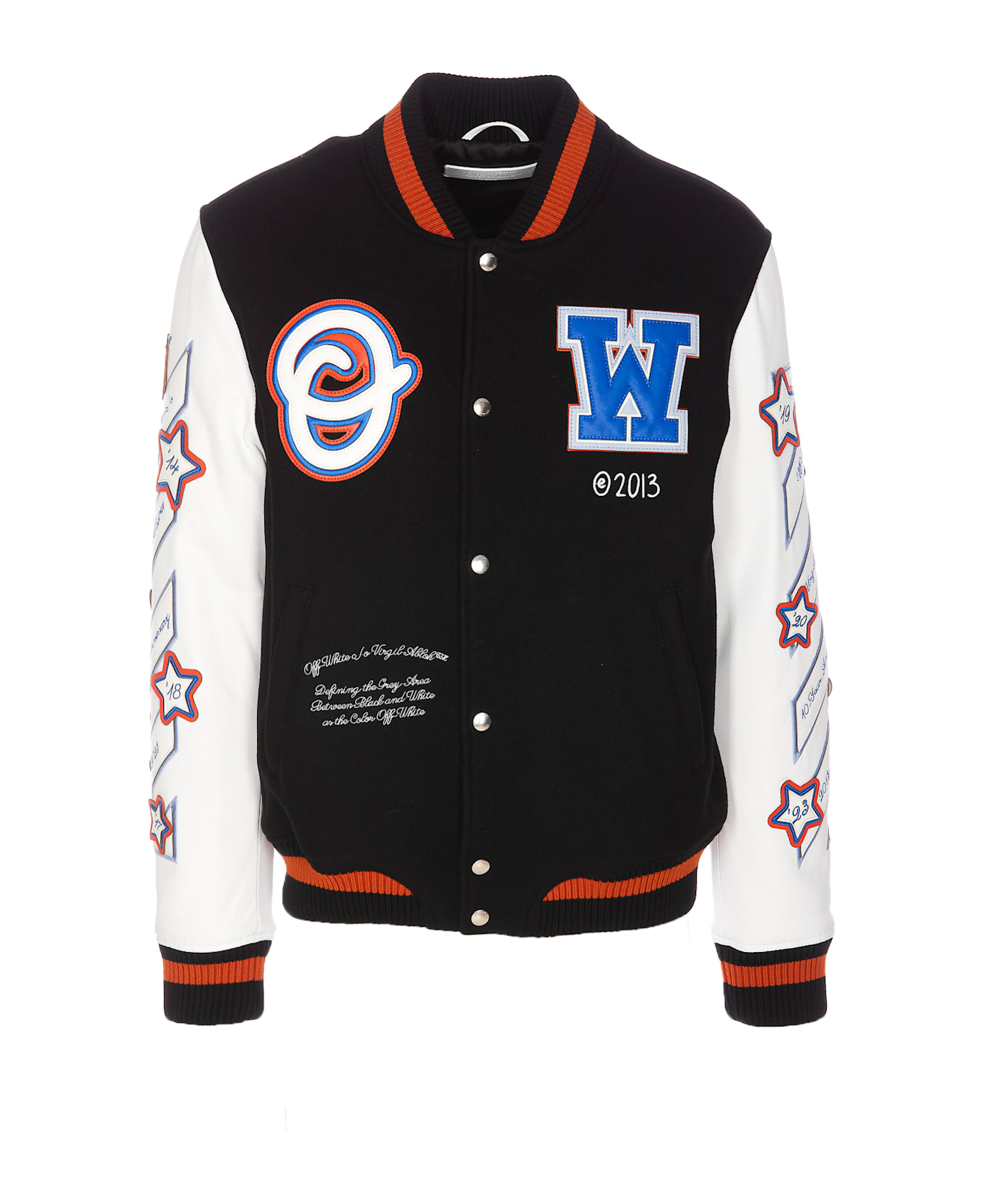 Off-White Varsity Jacket With Wizard Motif | italist, ALWAYS LIKE A SALE
