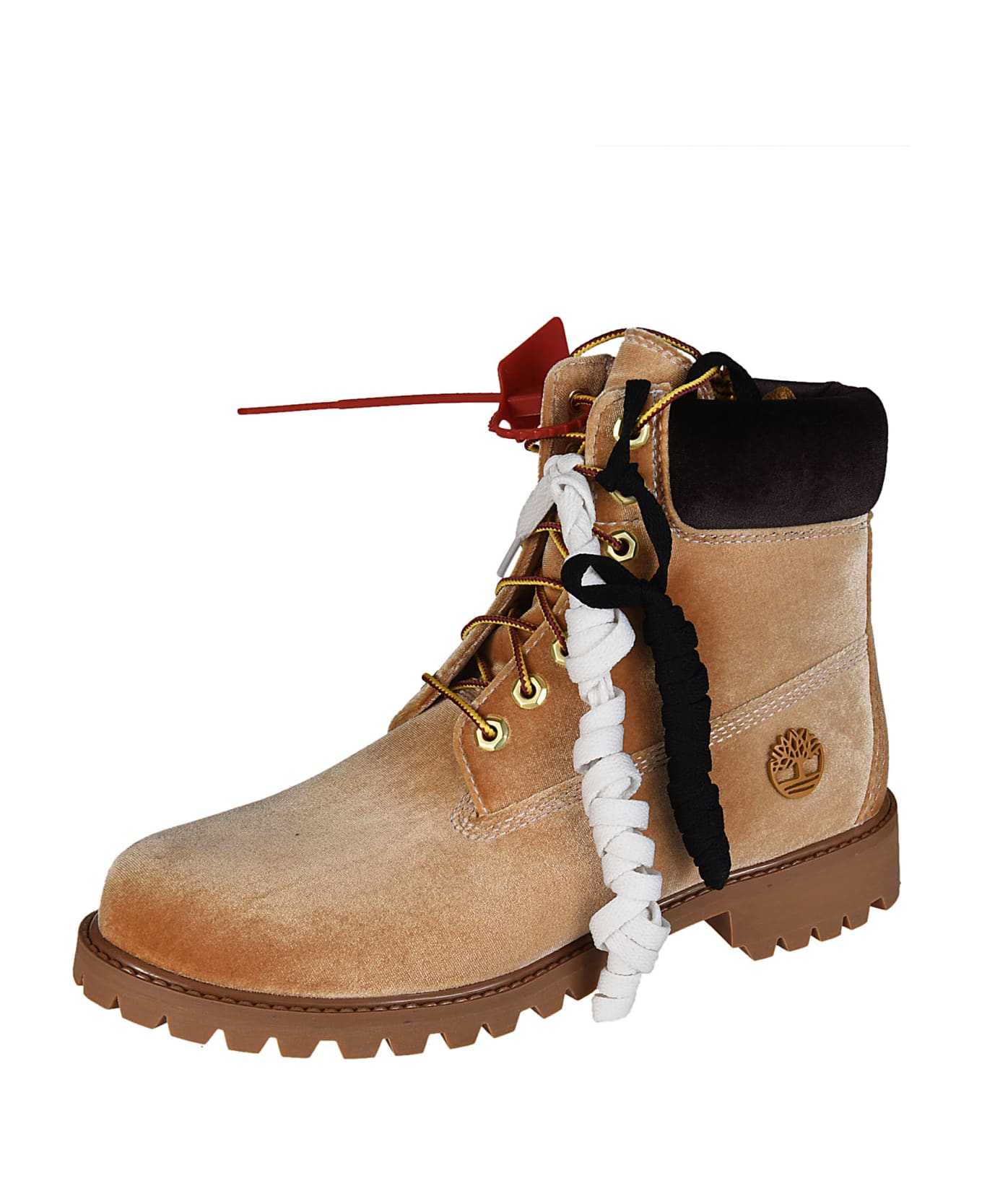 Off-white Off-white X Timberland Laced Boots | italist, ALWAYS LIKE A SALE