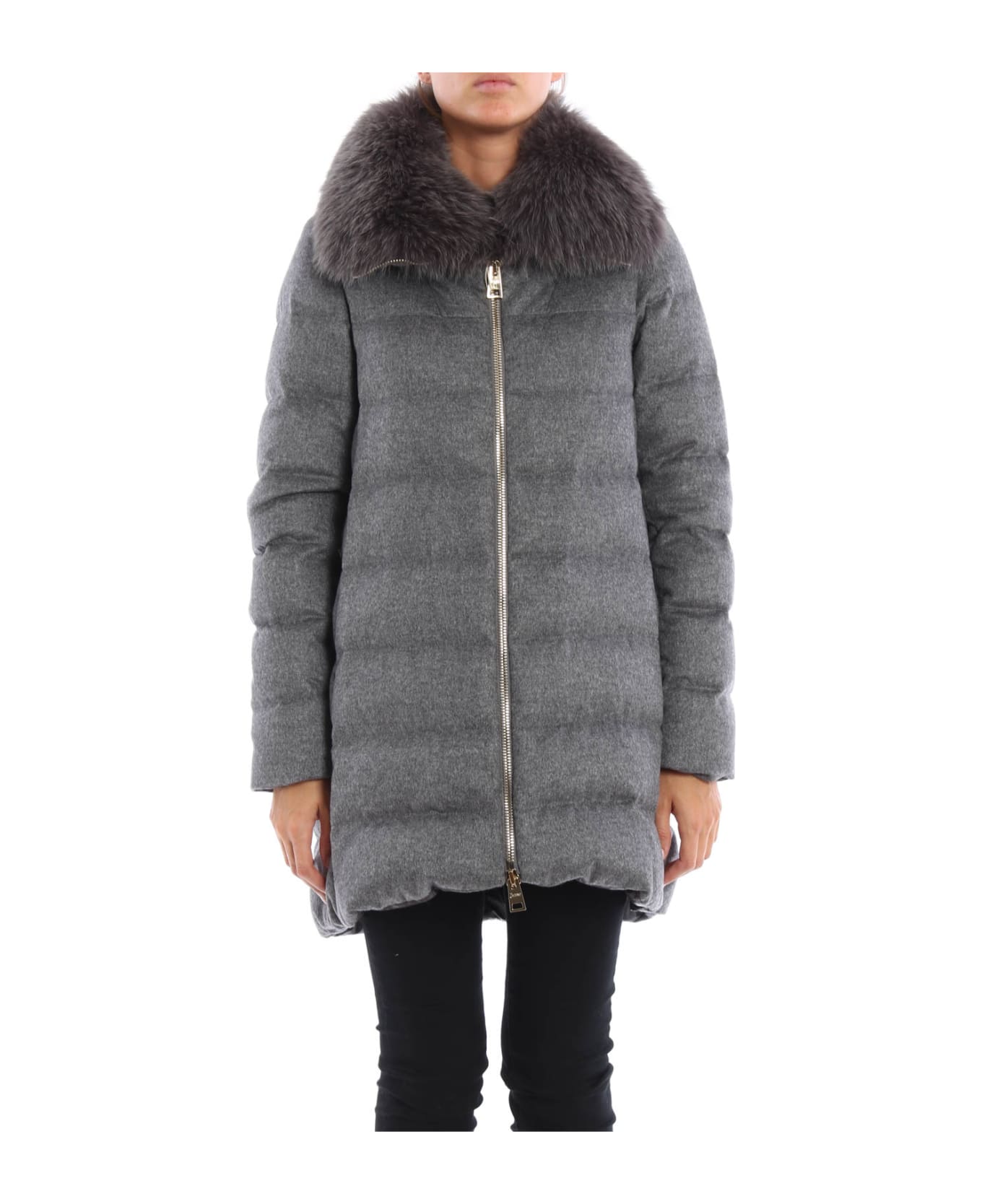 Herno Fox Fur Trim Down Jacket | italist