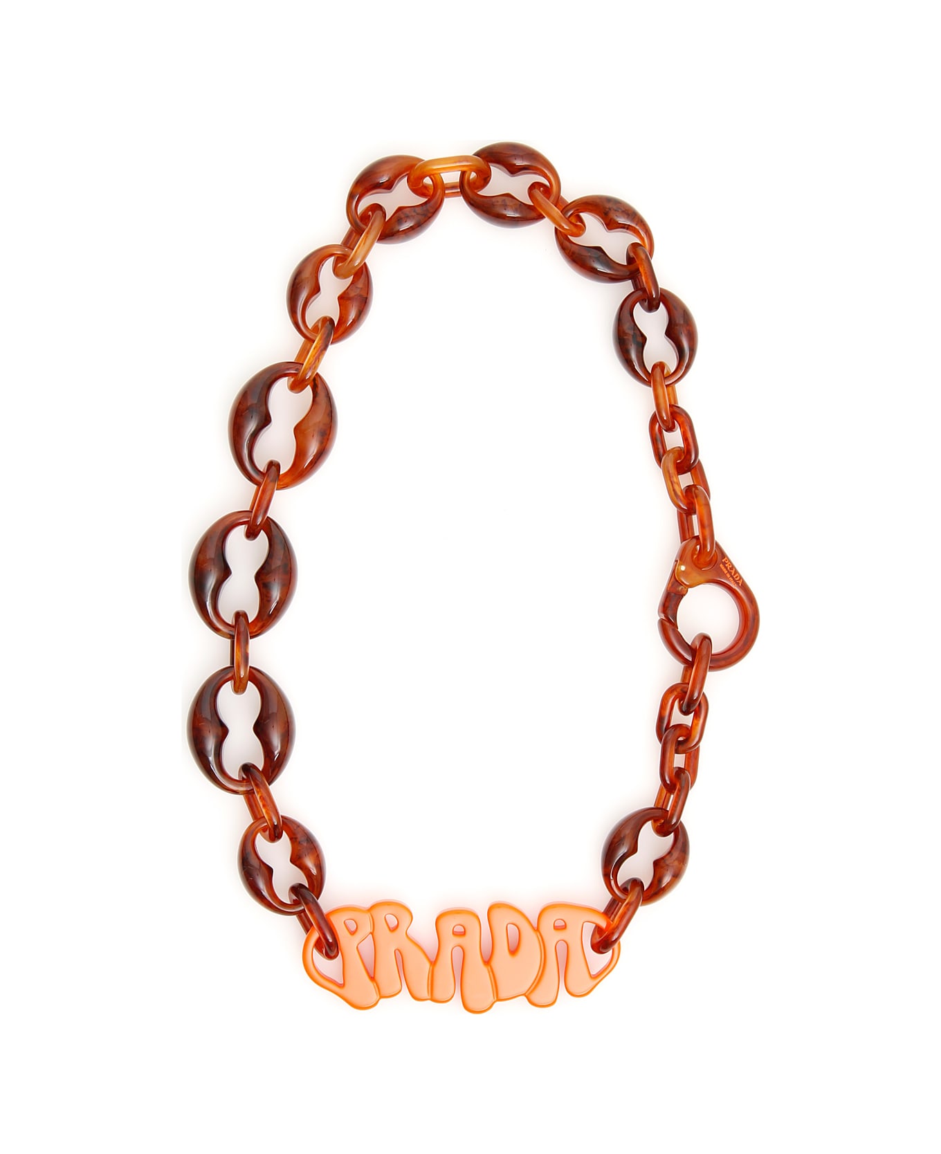 Prada Plexi Logo Necklace | italist