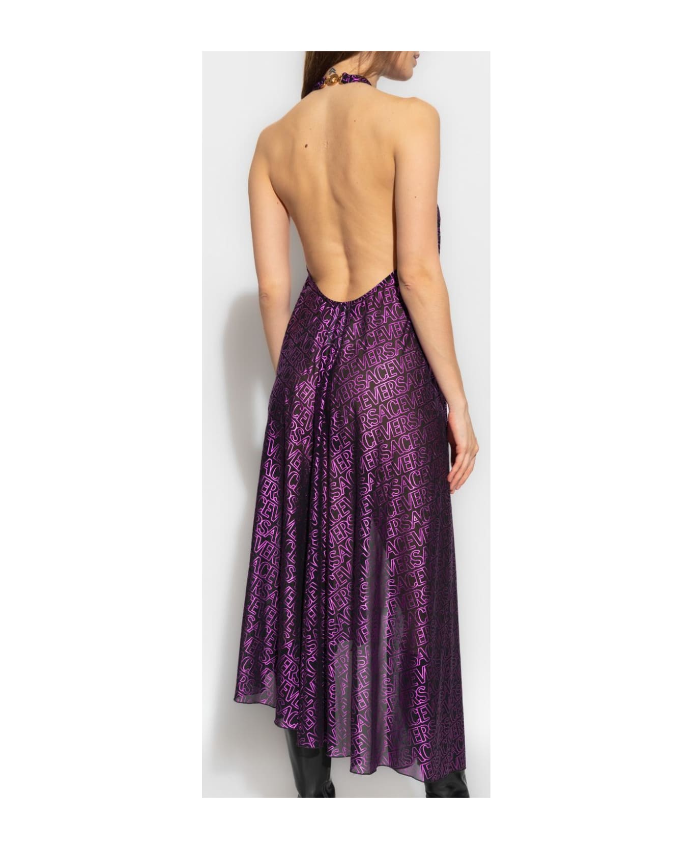 Versace Beach Dress With Logo | italist