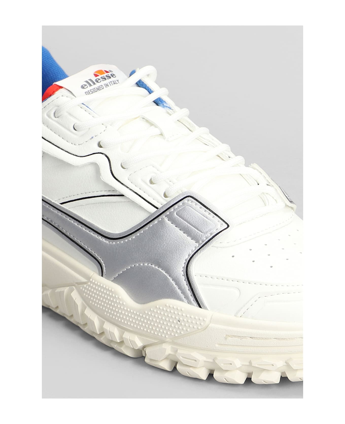 ellesse Lsr Dna 001 Sneakers In White Leather And Fabric | italist ...