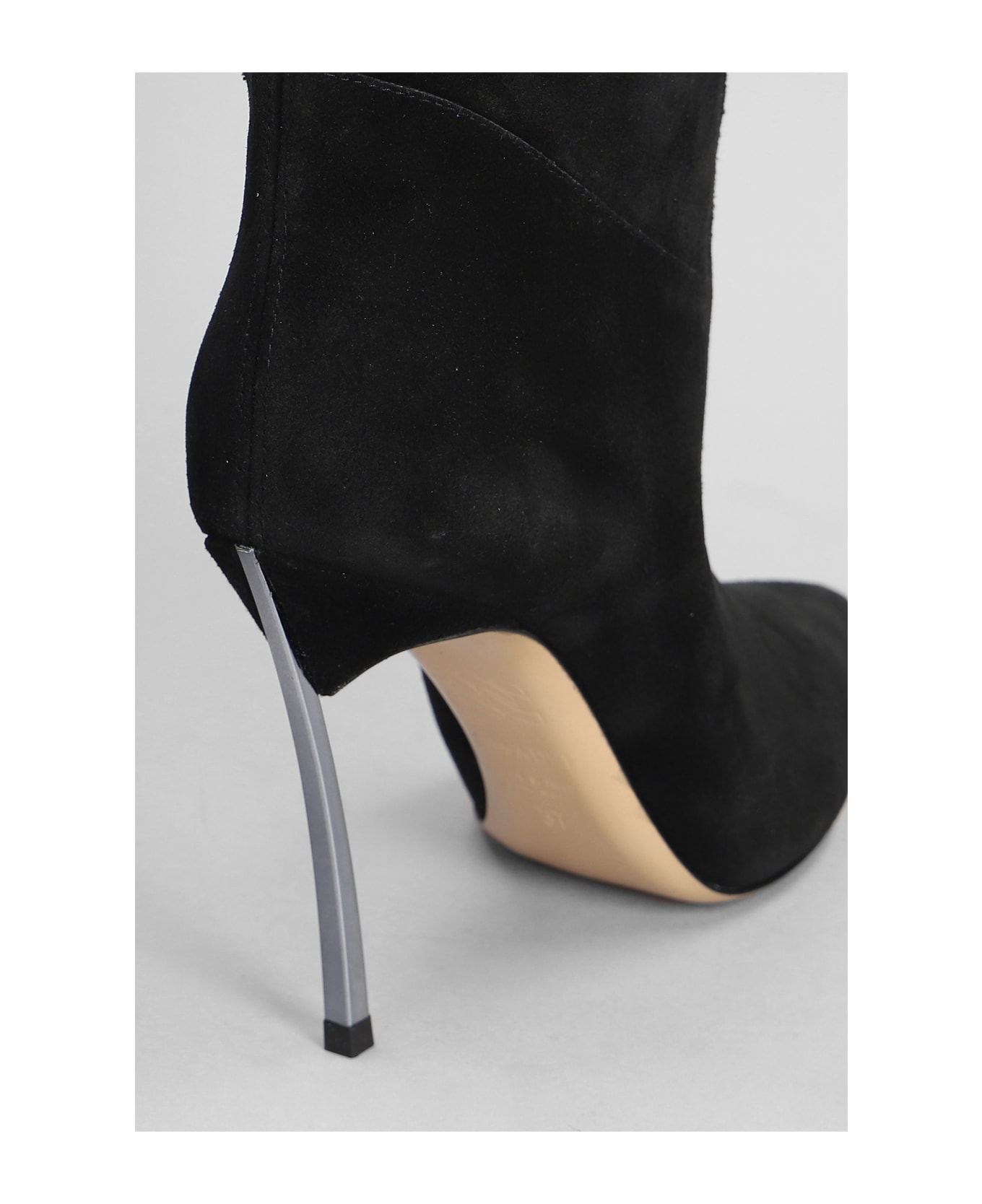 Casadei Blade High Heels Boots In Black Suede | italist, ALWAYS LIKE A SALE